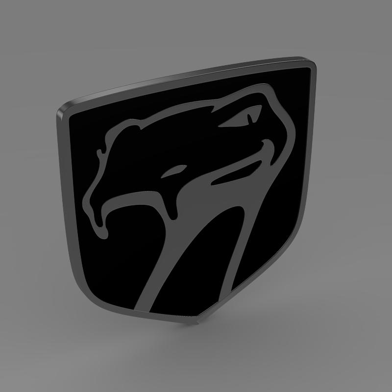 Dodge viper sneaky pete 1992 logo 3D model | CGTrader