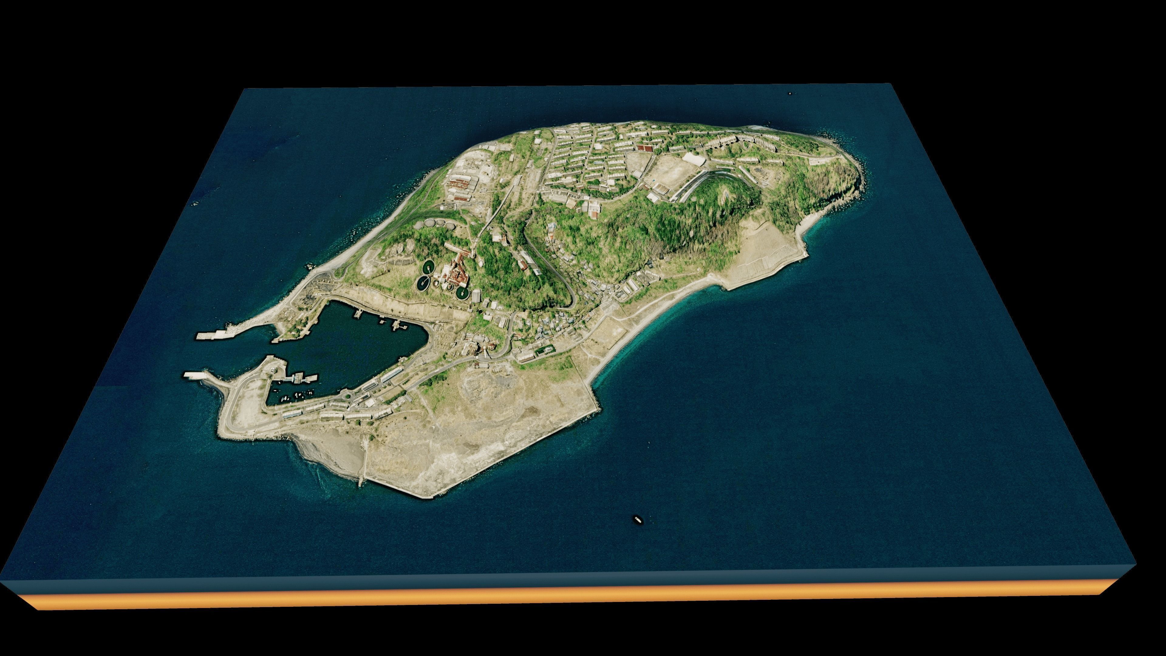 ikeshima island 3d Model Terrain 3D model | CGTrader