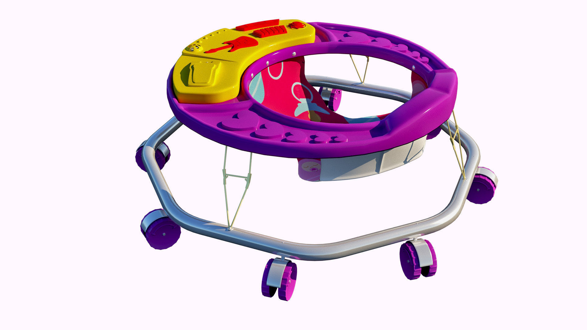 Baby Walker 3D model 3D model | CGTrader
