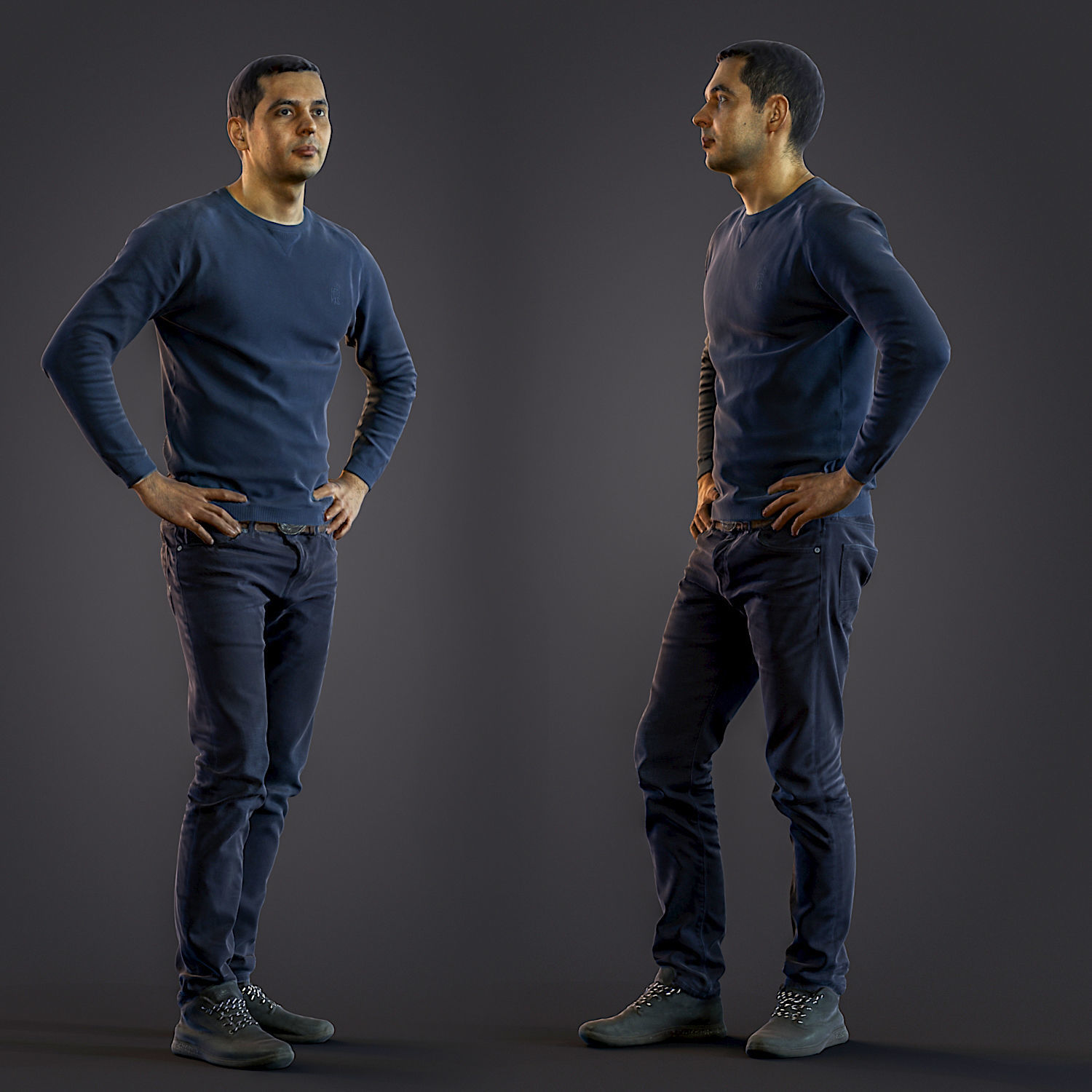 3d human photoscanned 3D model | CGTrader