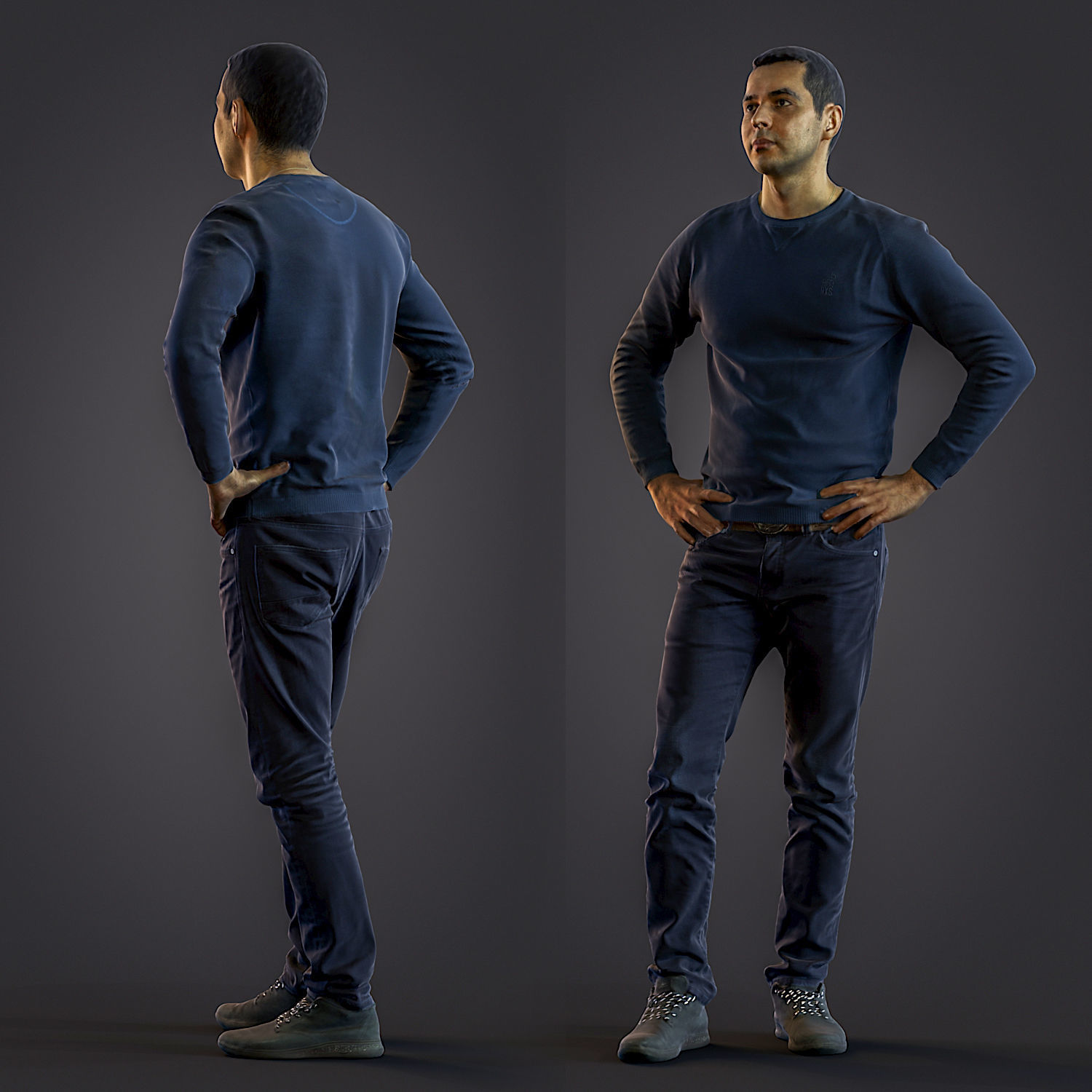 3d human photoscanned 3D model | CGTrader