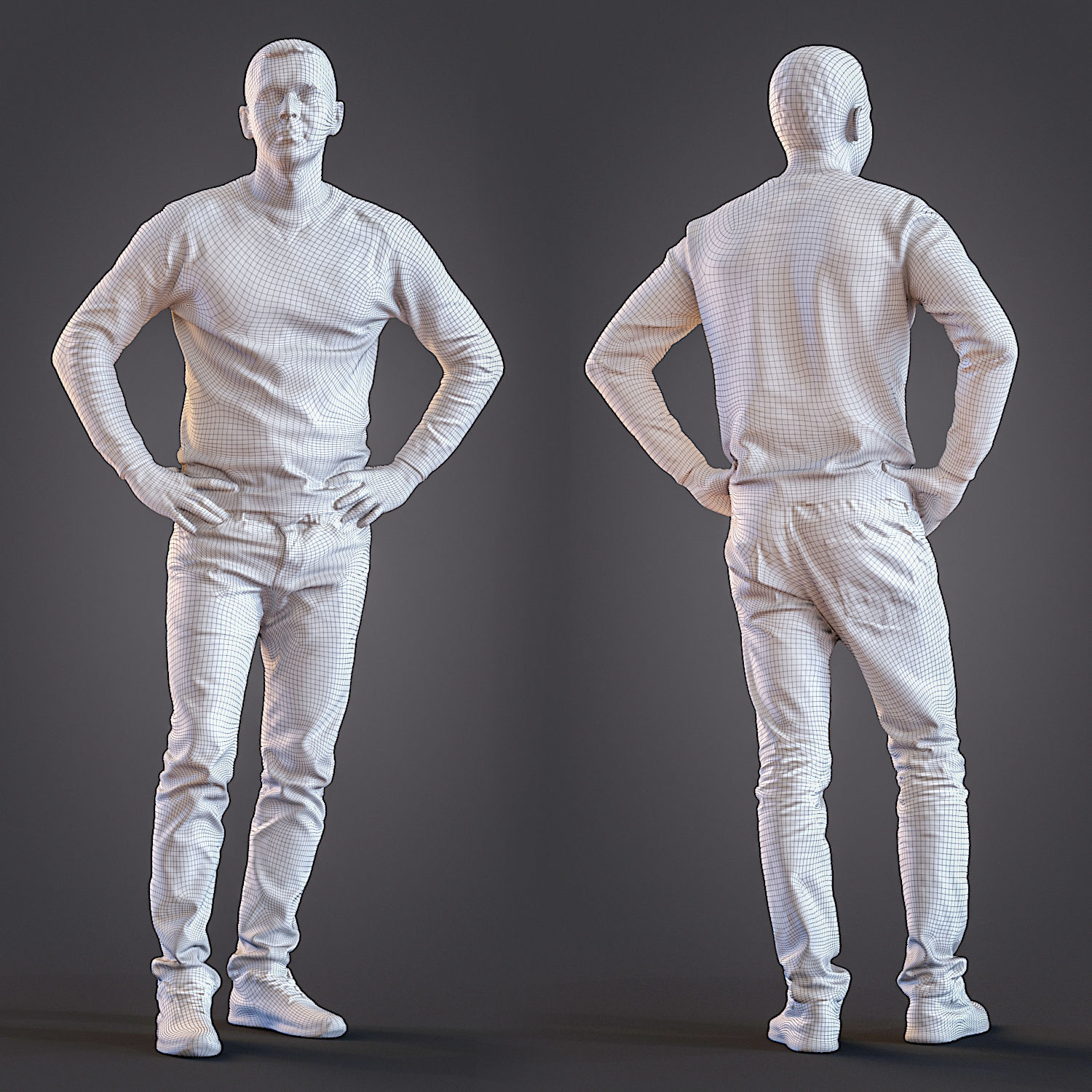 3d human photoscanned 3D model | CGTrader