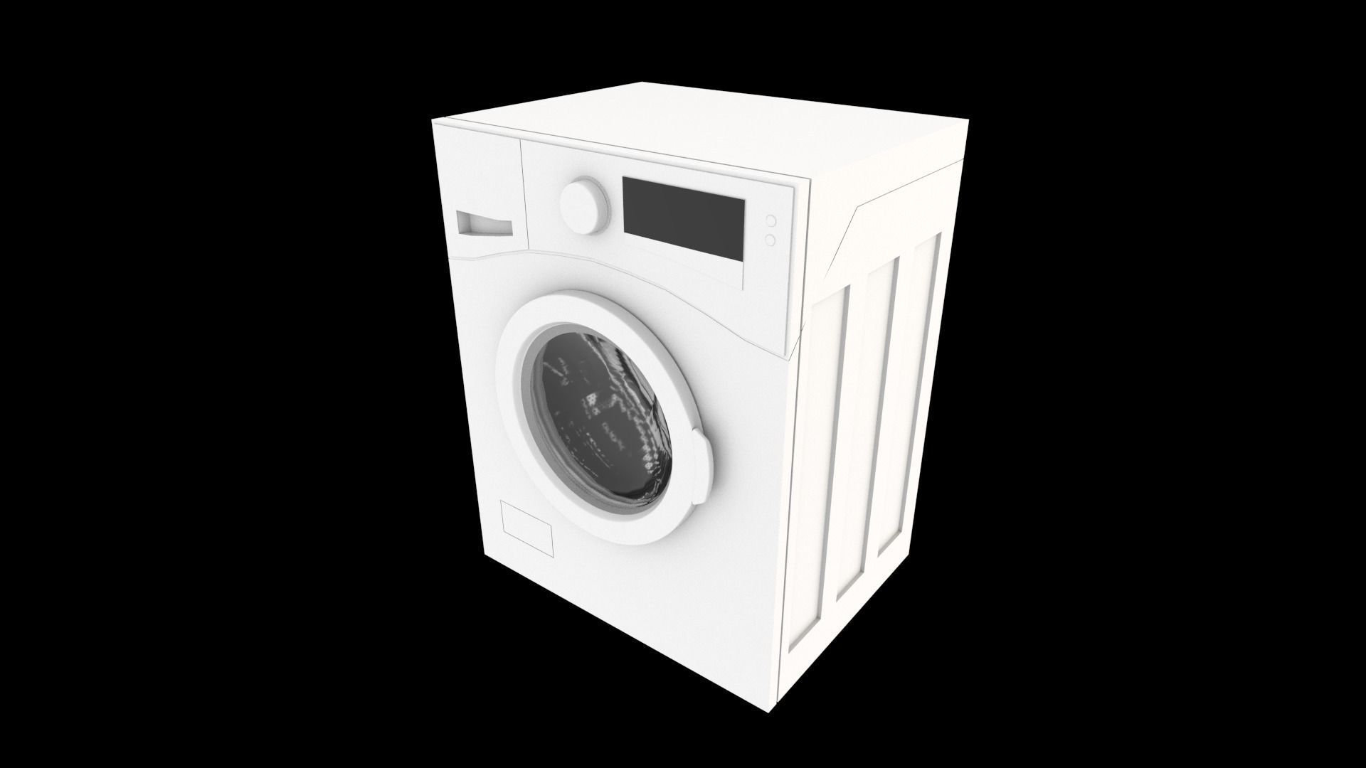 Washing machine free VR / AR / low-poly 3D model | CGTrader