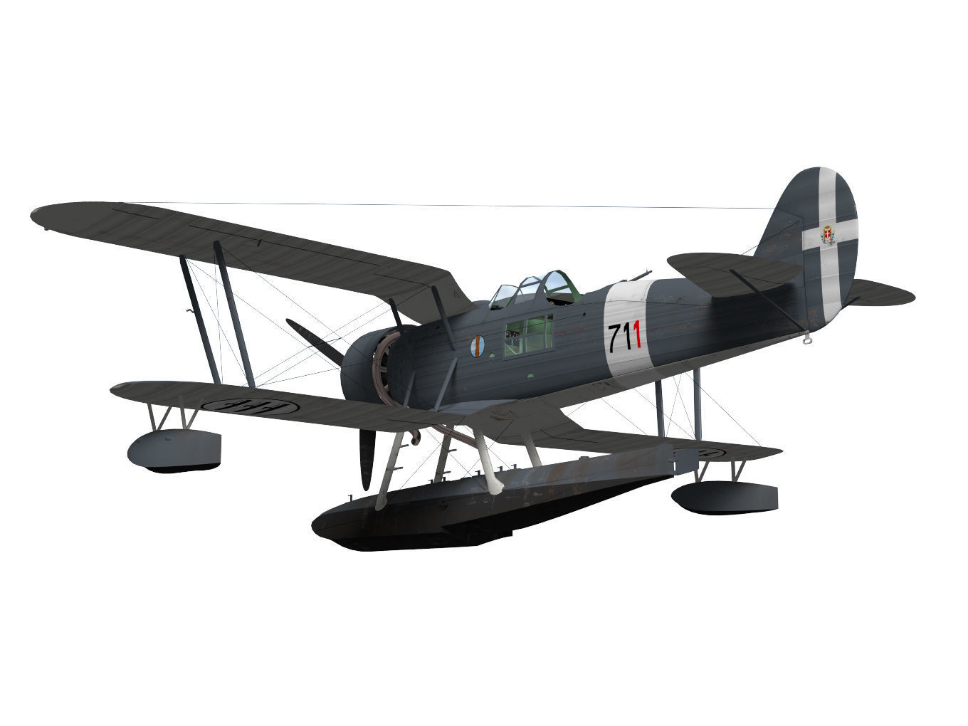 IMAM Ro43 3D model | CGTrader