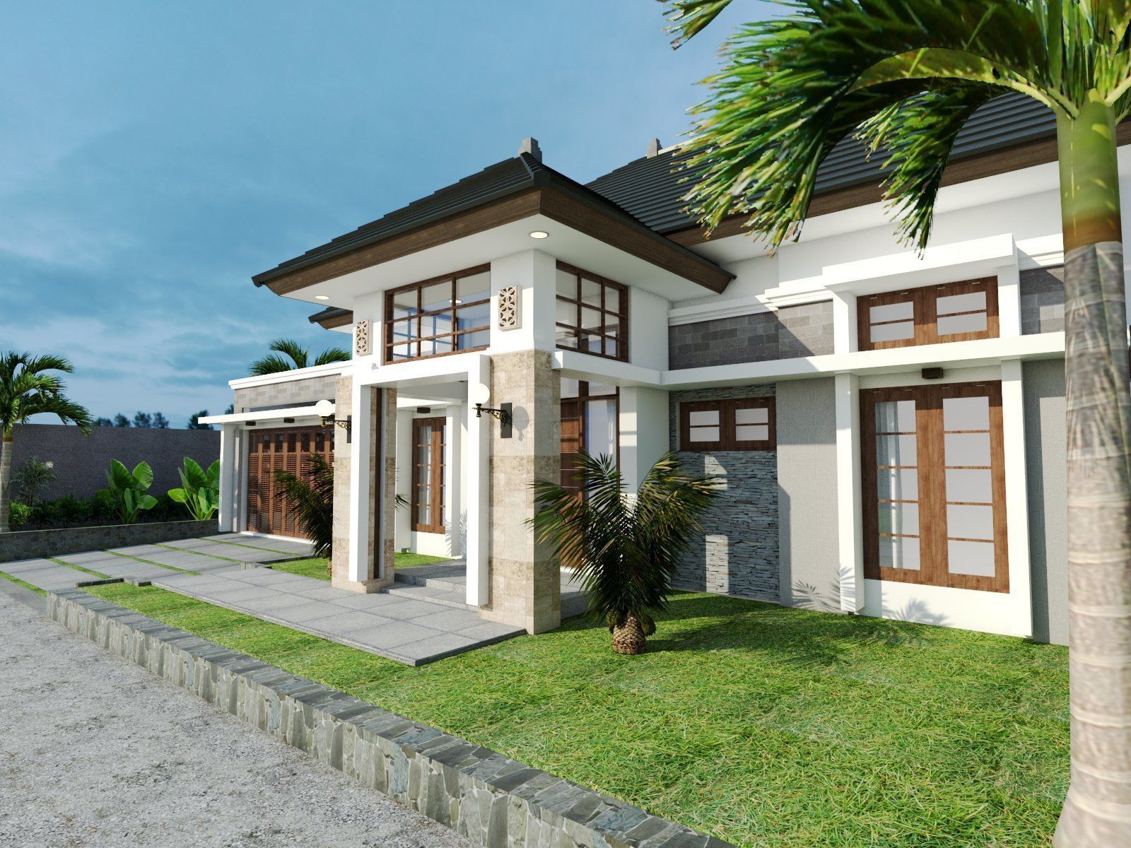 minimalist house exterior Design 3D model 3D printable | CGTrader