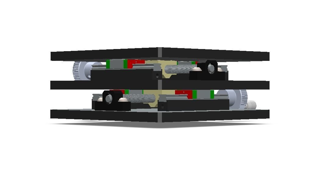 Custom Manual XY Table 3D model rigged | CGTrader