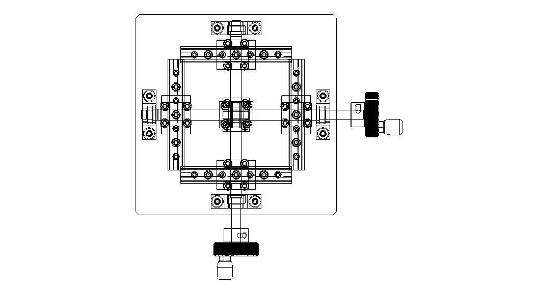 Custom Manual XY Table 3D model rigged | CGTrader