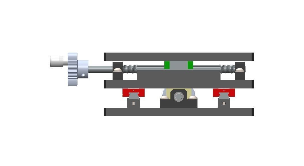 Custom Manual XY Table 3D model rigged | CGTrader