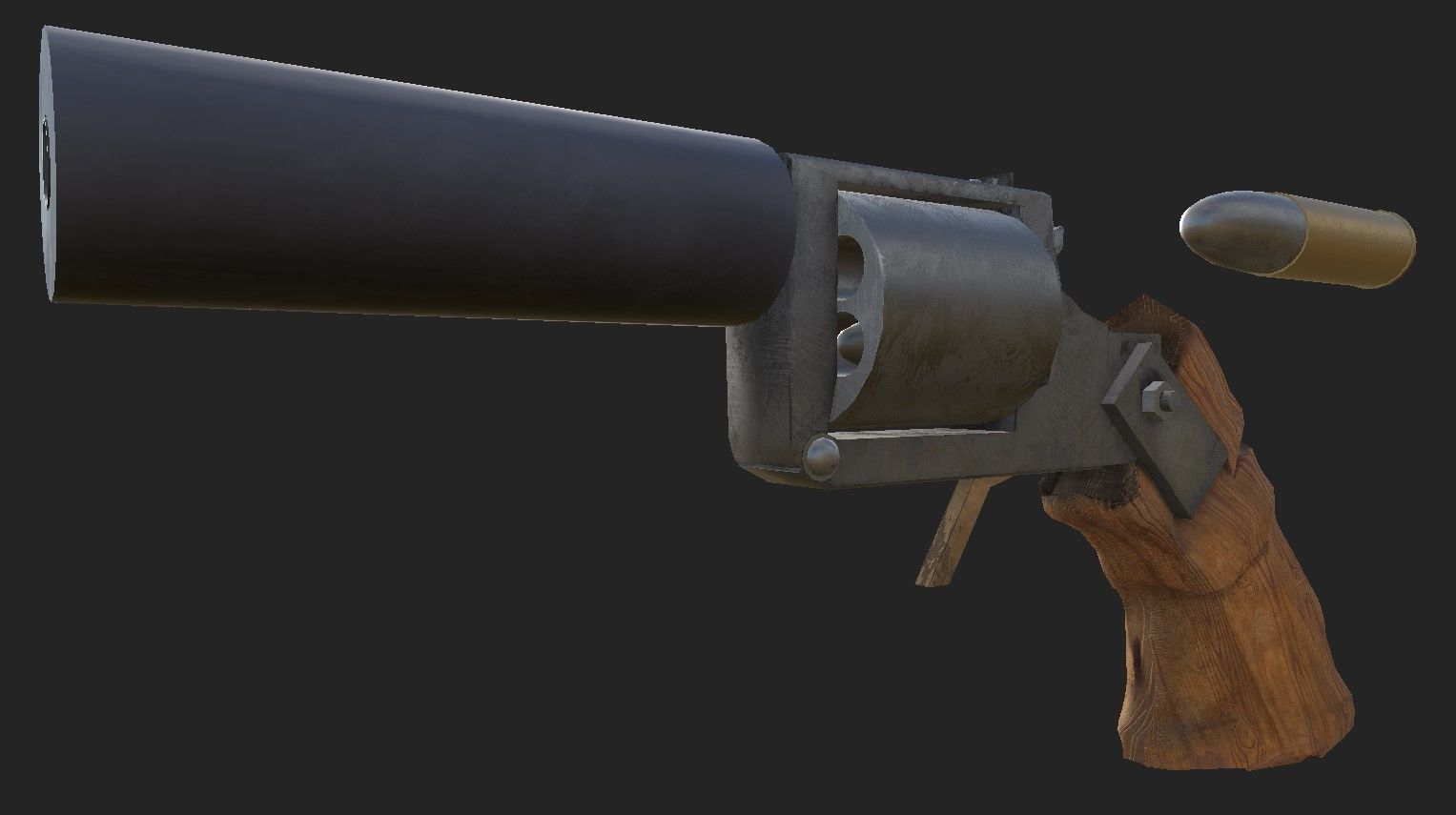 3D model Pistol made of junk VR / AR / low-poly | CGTrader