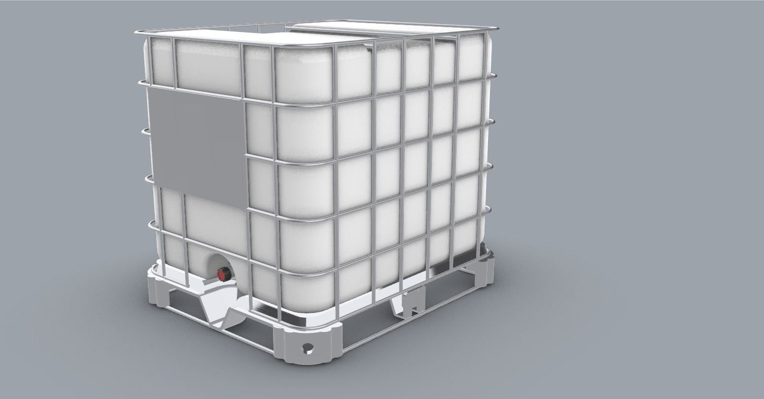 3D model IBC Container VR / AR / low-poly | CGTrader