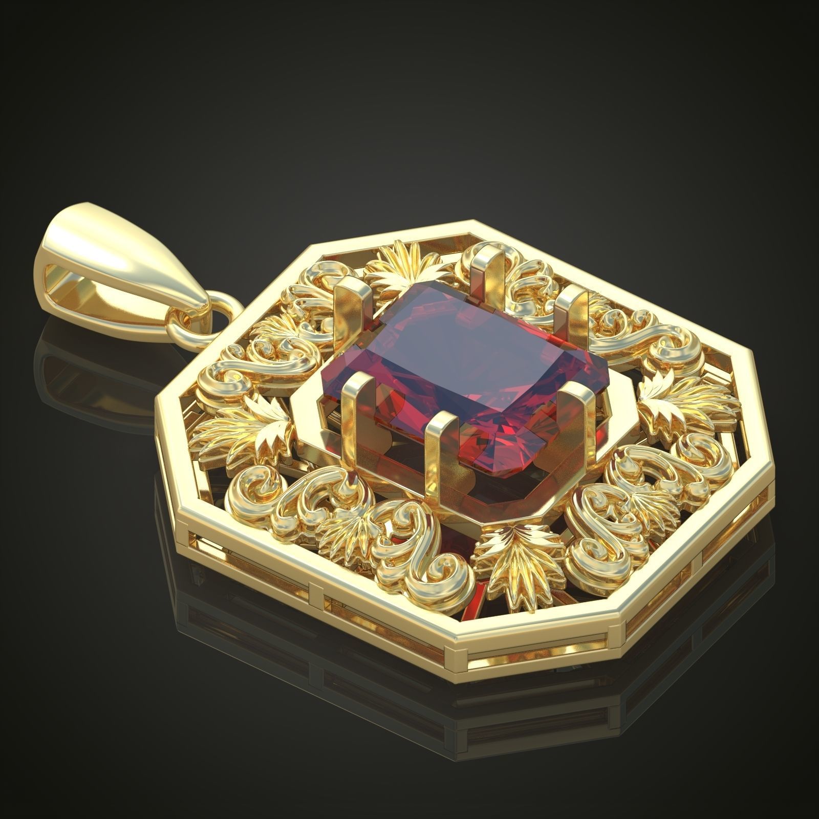 Pendant model 3D 0159 printable model13 3D model 3D printable | CGTrader