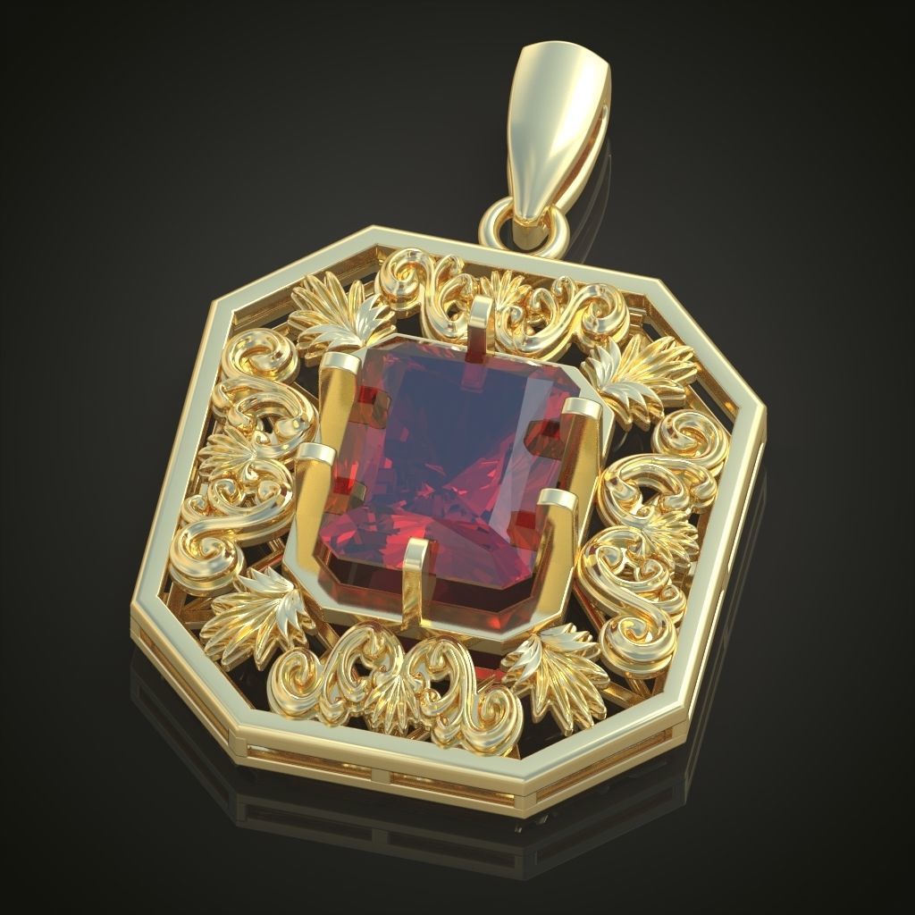 Pendant model 3D 0159 printable model13 3D model 3D printable | CGTrader