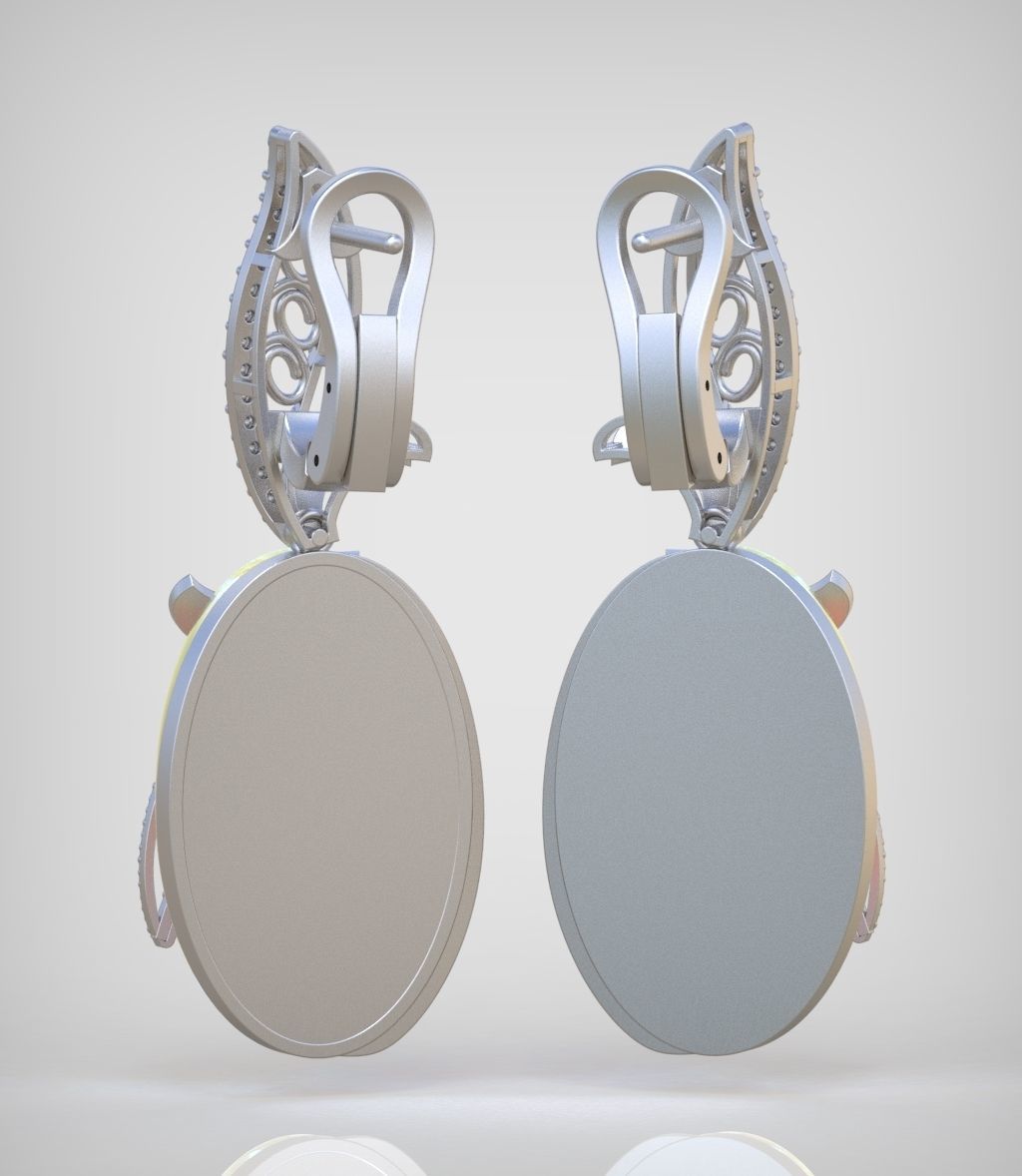 Earring model 332 3D printable model12 3D model 3D printable | CGTrader