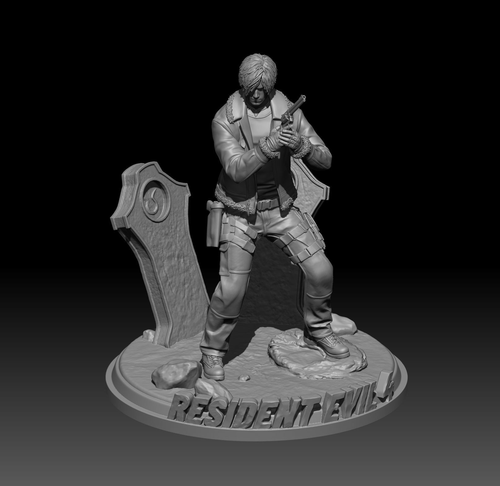 Leon S Kennedy 3D model 3D printable | CGTrader