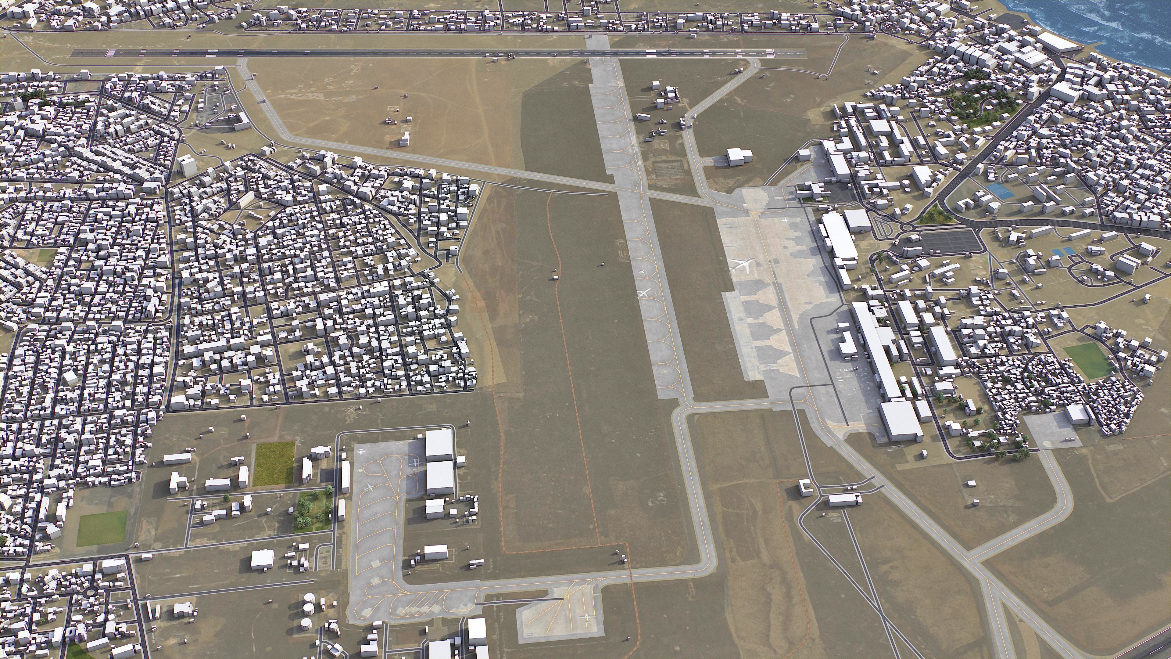 3D model Dakar Airport - 3D Model VR / AR / low-poly | CGTrader