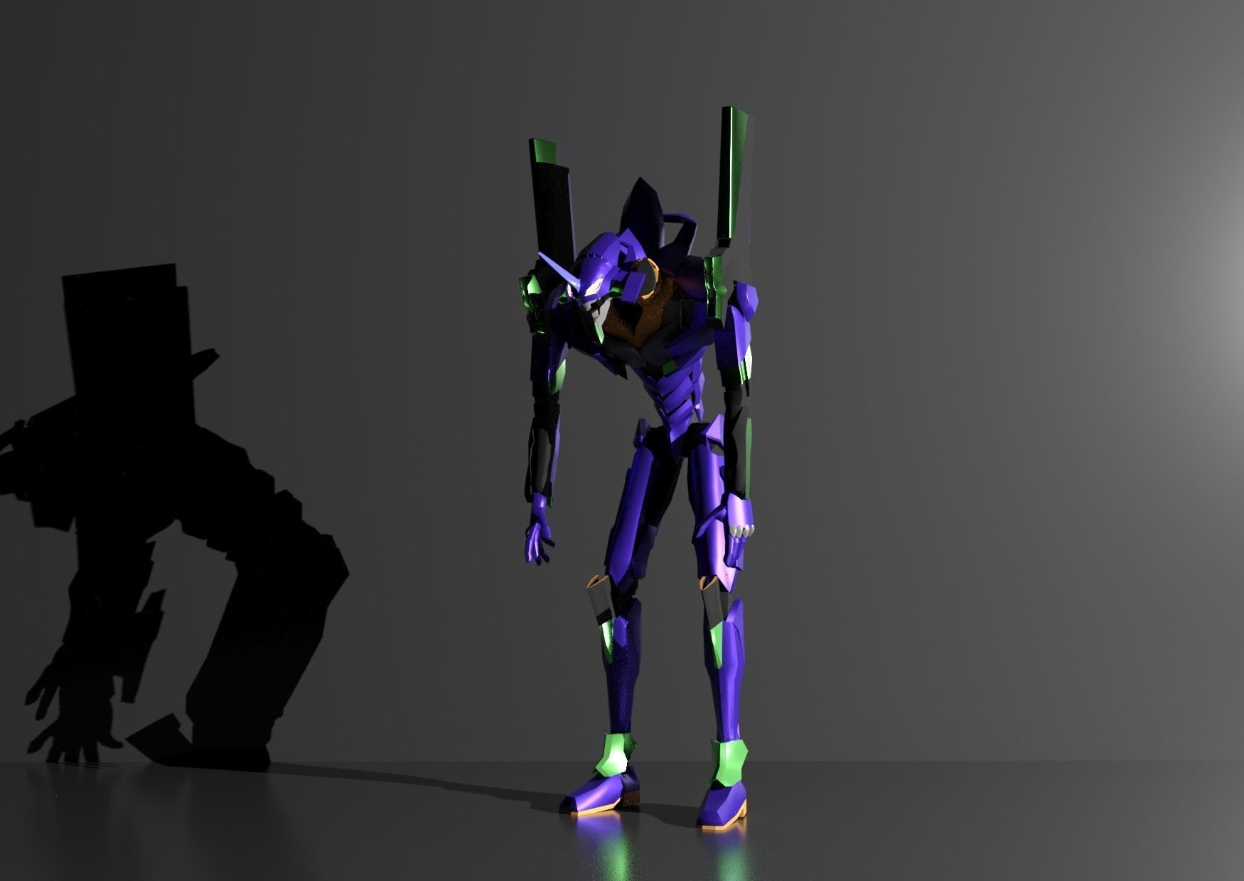 3D model Evangelion Unit-01 EVA-01 VR / AR / low-poly | CGTrader
