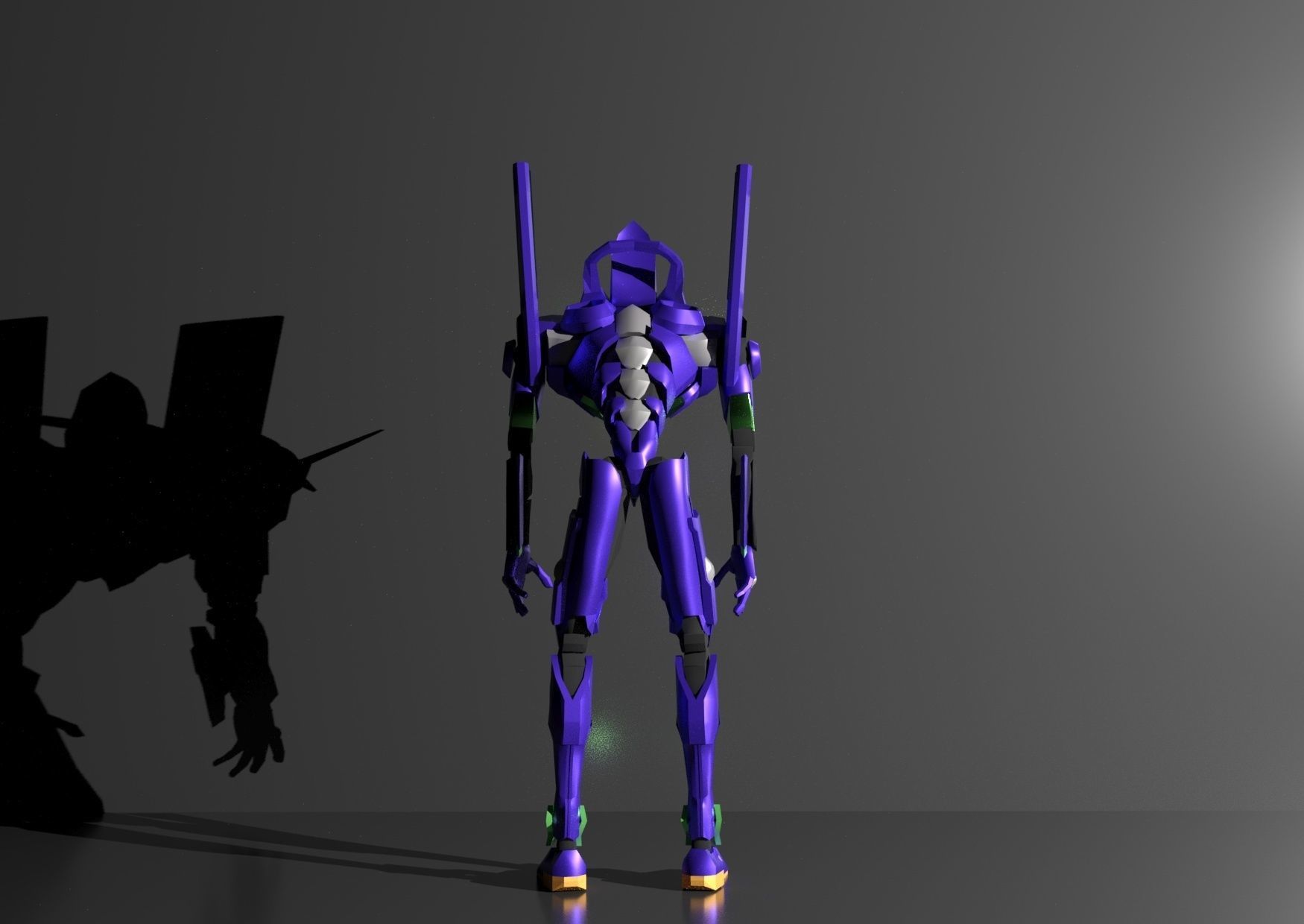 3D model Evangelion Unit-01 EVA-01 VR / AR / low-poly | CGTrader