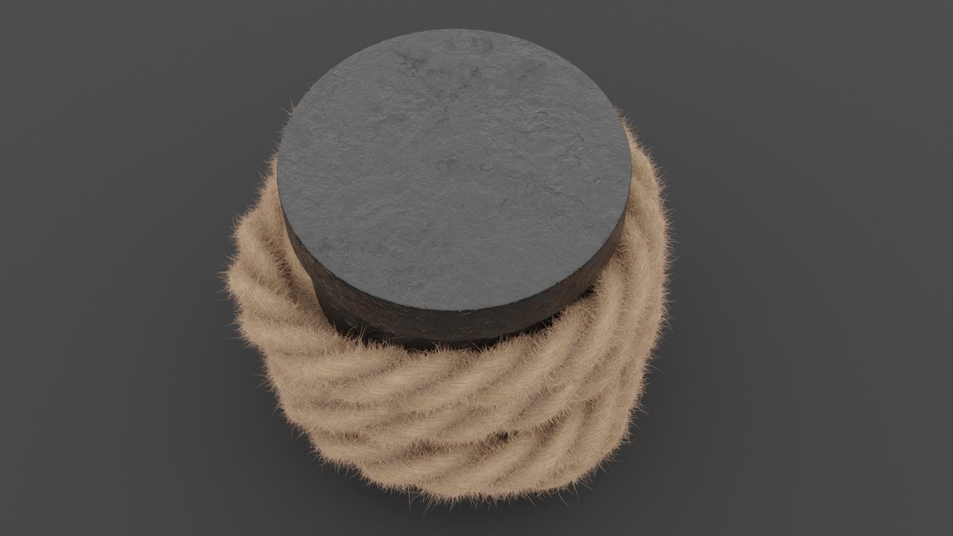 3D model Rope around Mooring Post VR / AR / low-poly | CGTrader