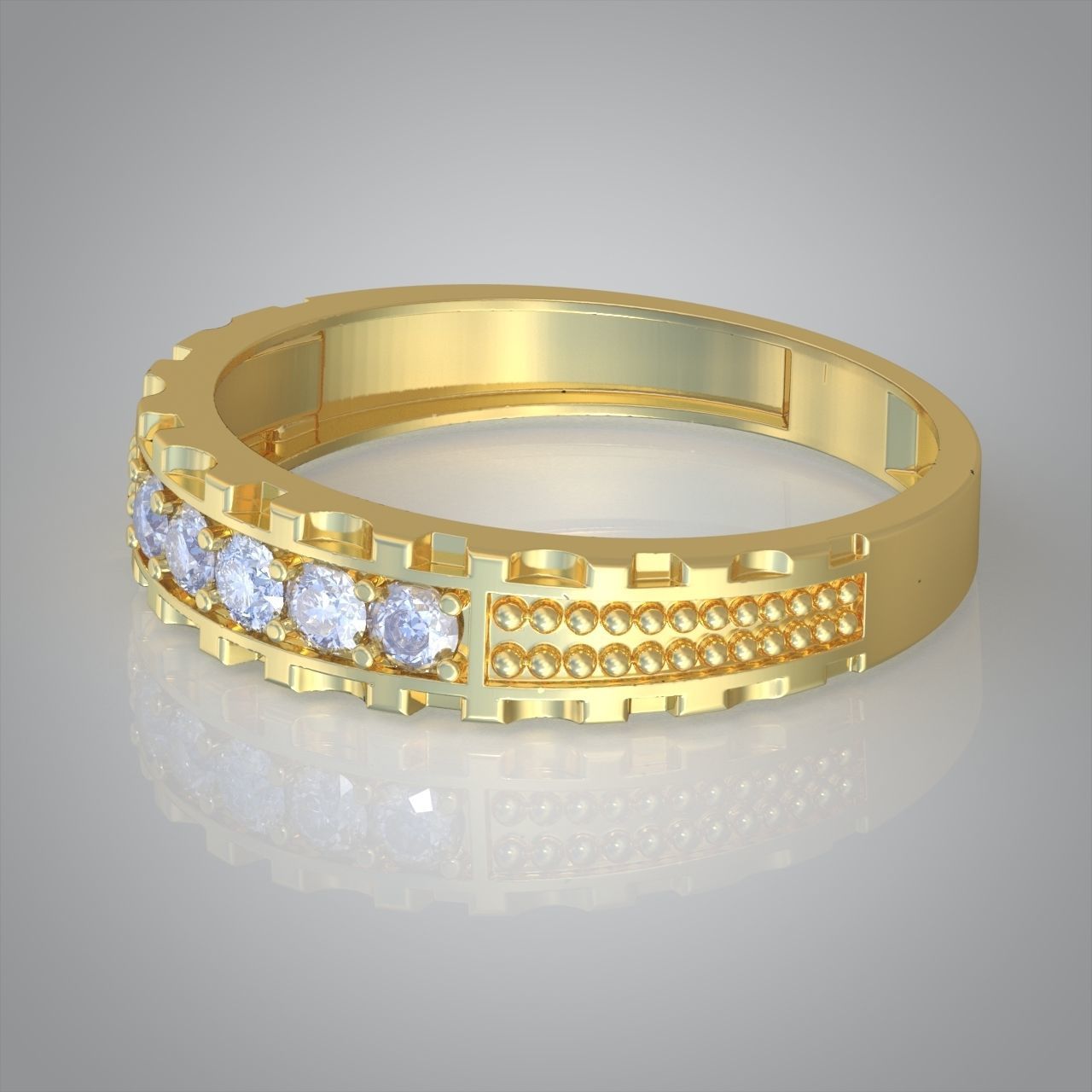 Diamond ring 0279 3D printable model free 3D model 3D printable | CGTrader