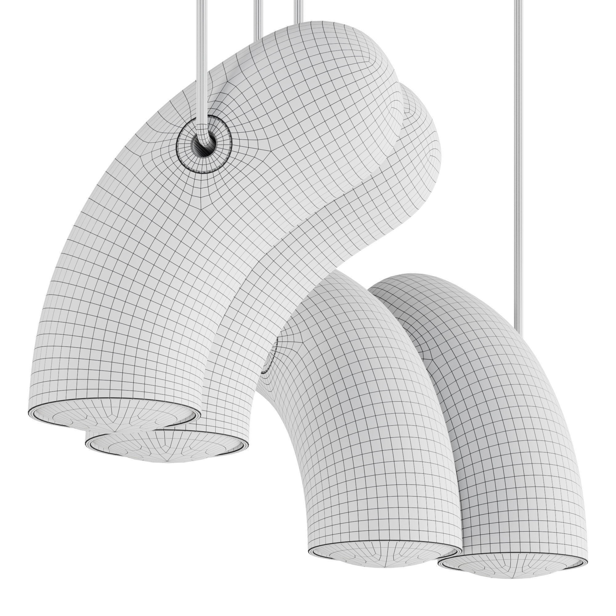 Armes HYPHEN Hanging lamp 3D model | CGTrader