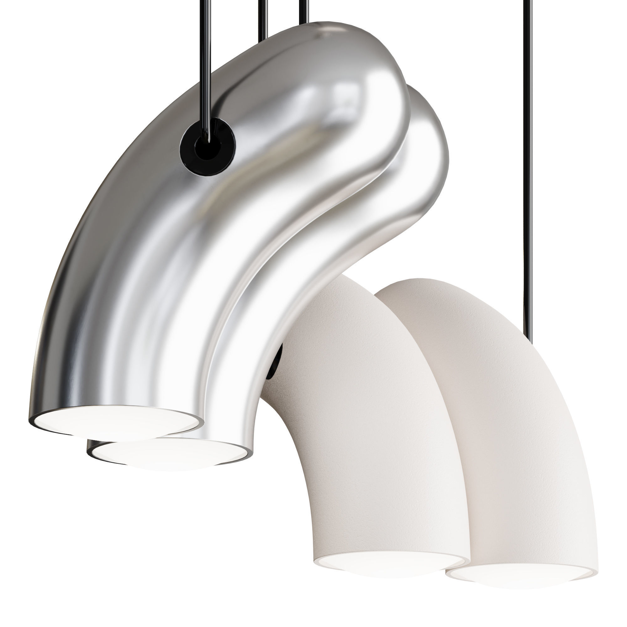 Armes HYPHEN Hanging lamp 3D model | CGTrader