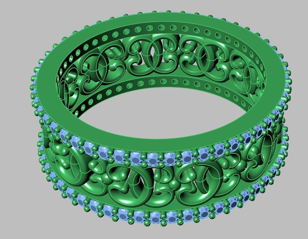 Wedding Diamond ring 0295 3D printable model 13 3D model 3D printable | CGTrader