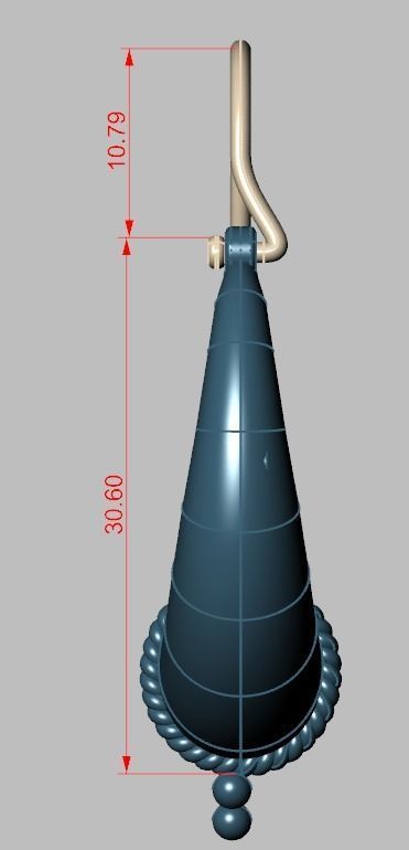 Earring model 252 3D printable model11- 3D model 3D printable | CGTrader