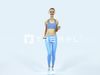 3D model Beauty 03K Jogging Sports Running Woman VR / AR / low-poly ...