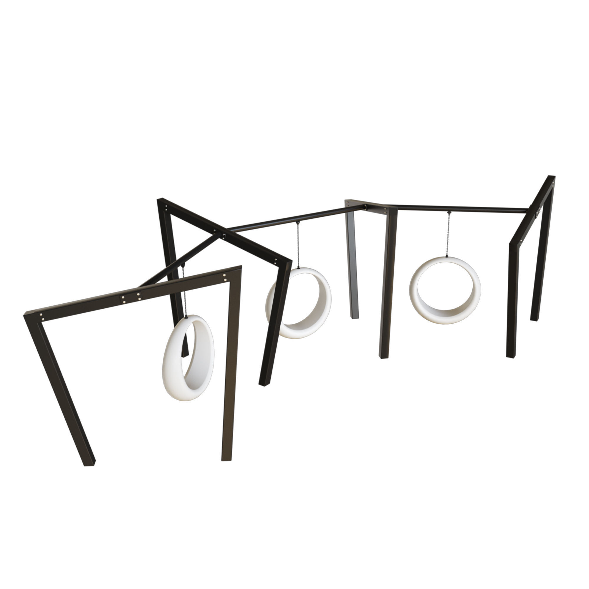 Swing Karakurt with rings 3D model | CGTrader