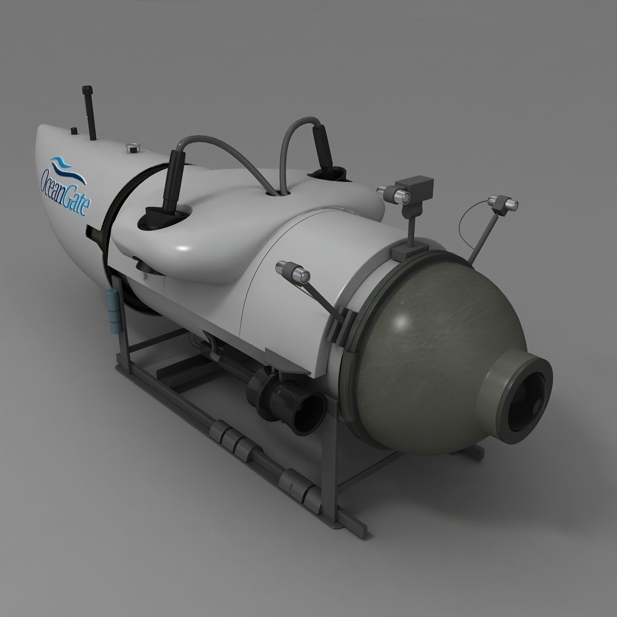 OceanGate Titan submarine 3D model | CGTrader