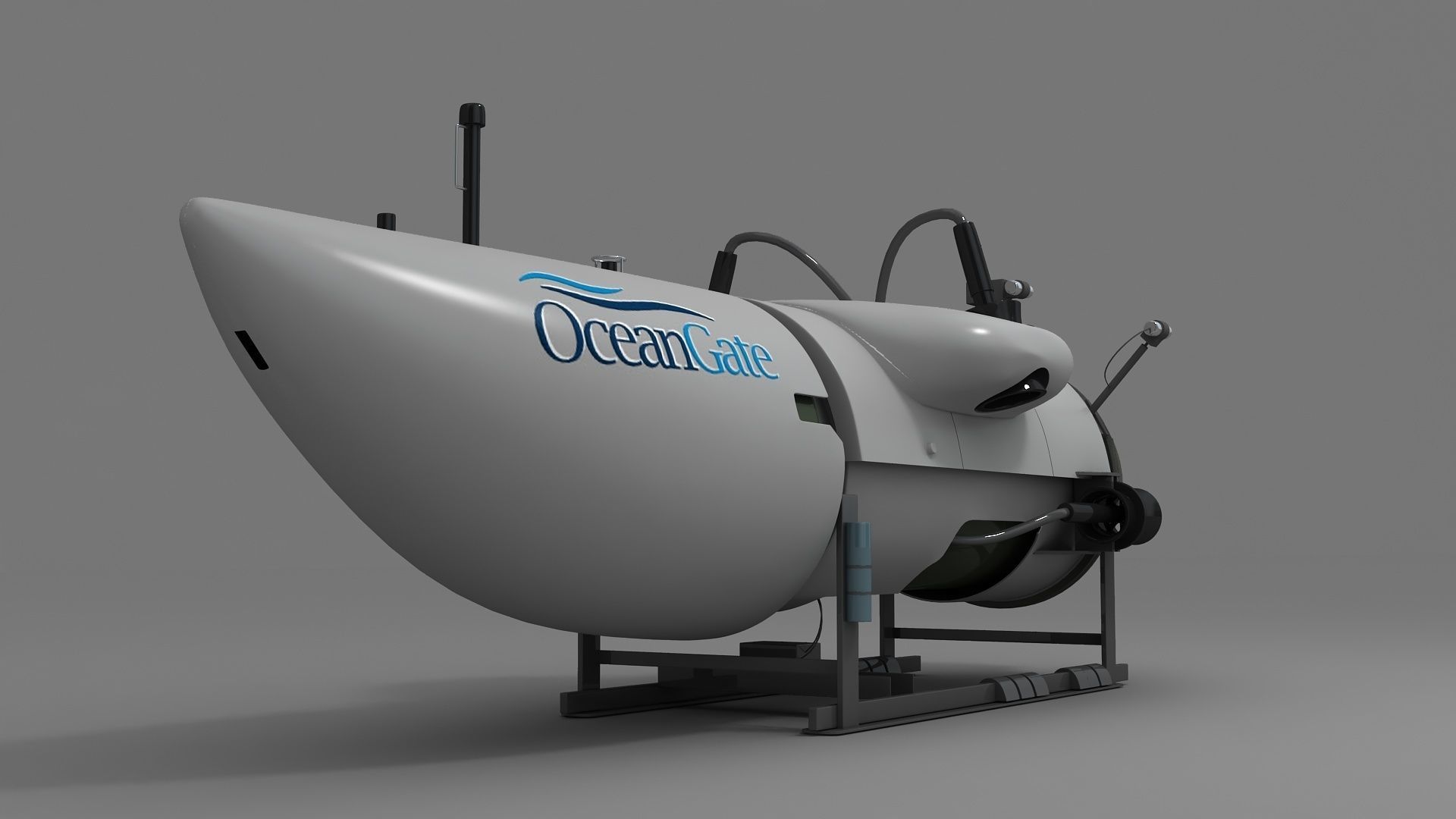 OceanGate Titan submarine 3D model | CGTrader