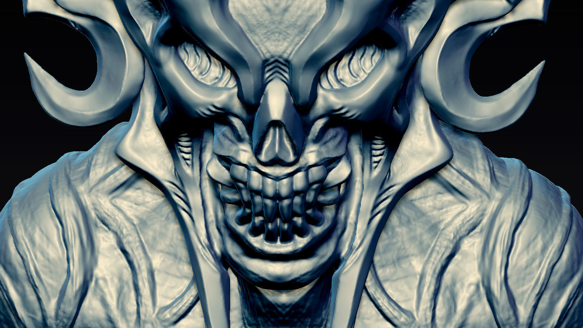 Dark Demon 3D model 3D printable | CGTrader