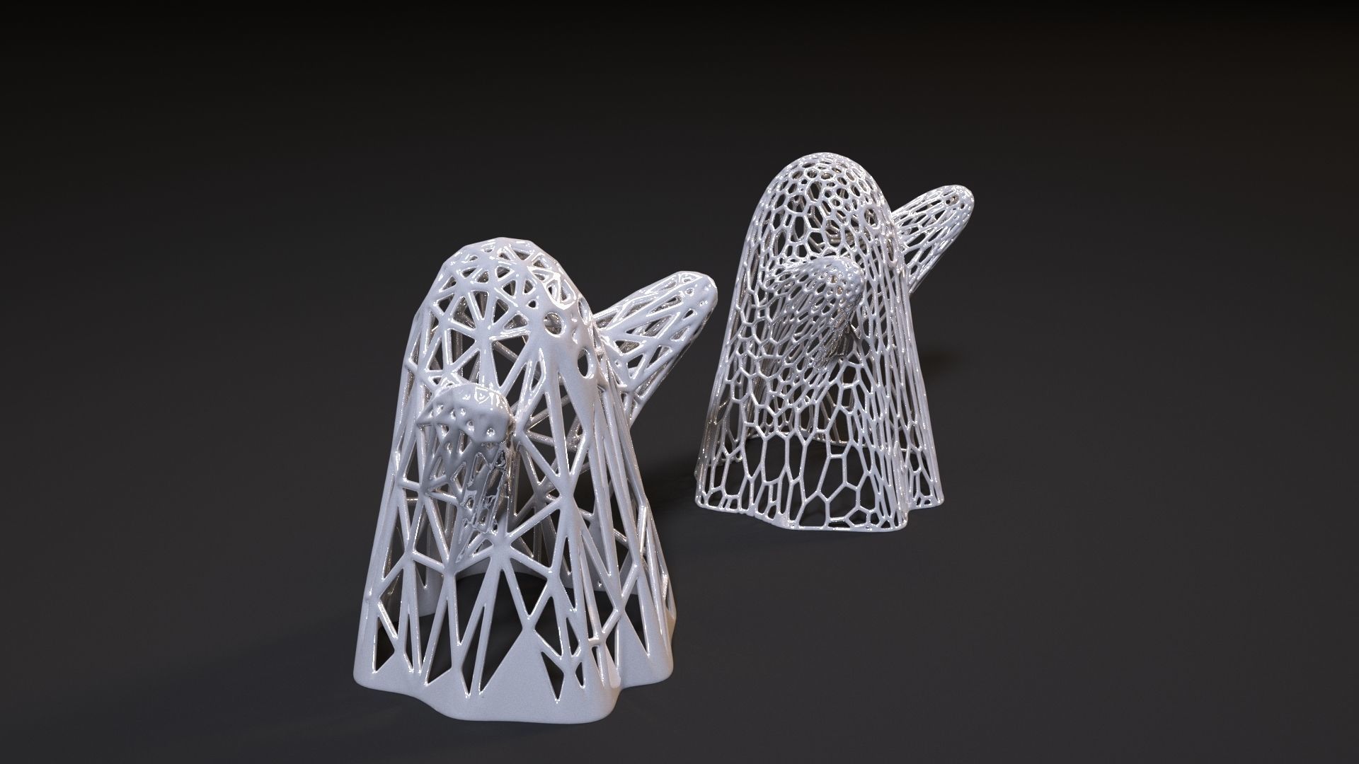 Halloween Ghosts 3D model 3D printable | CGTrader