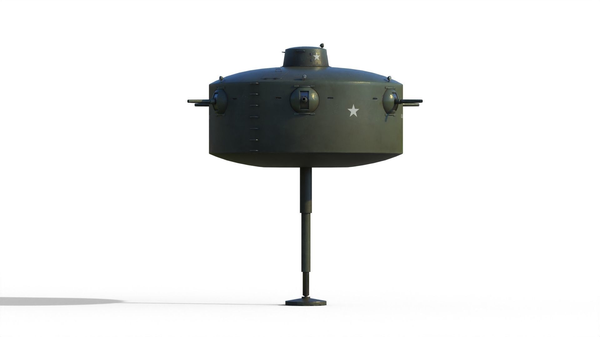 Wallace Leaping Tank 3D model | CGTrader