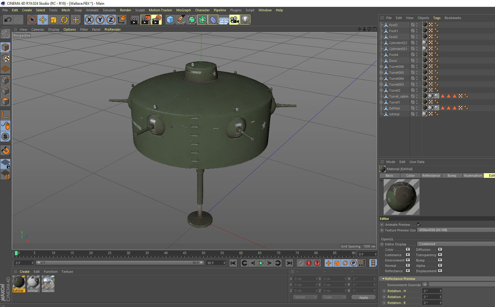 Wallace Leaping Tank 3D model | CGTrader