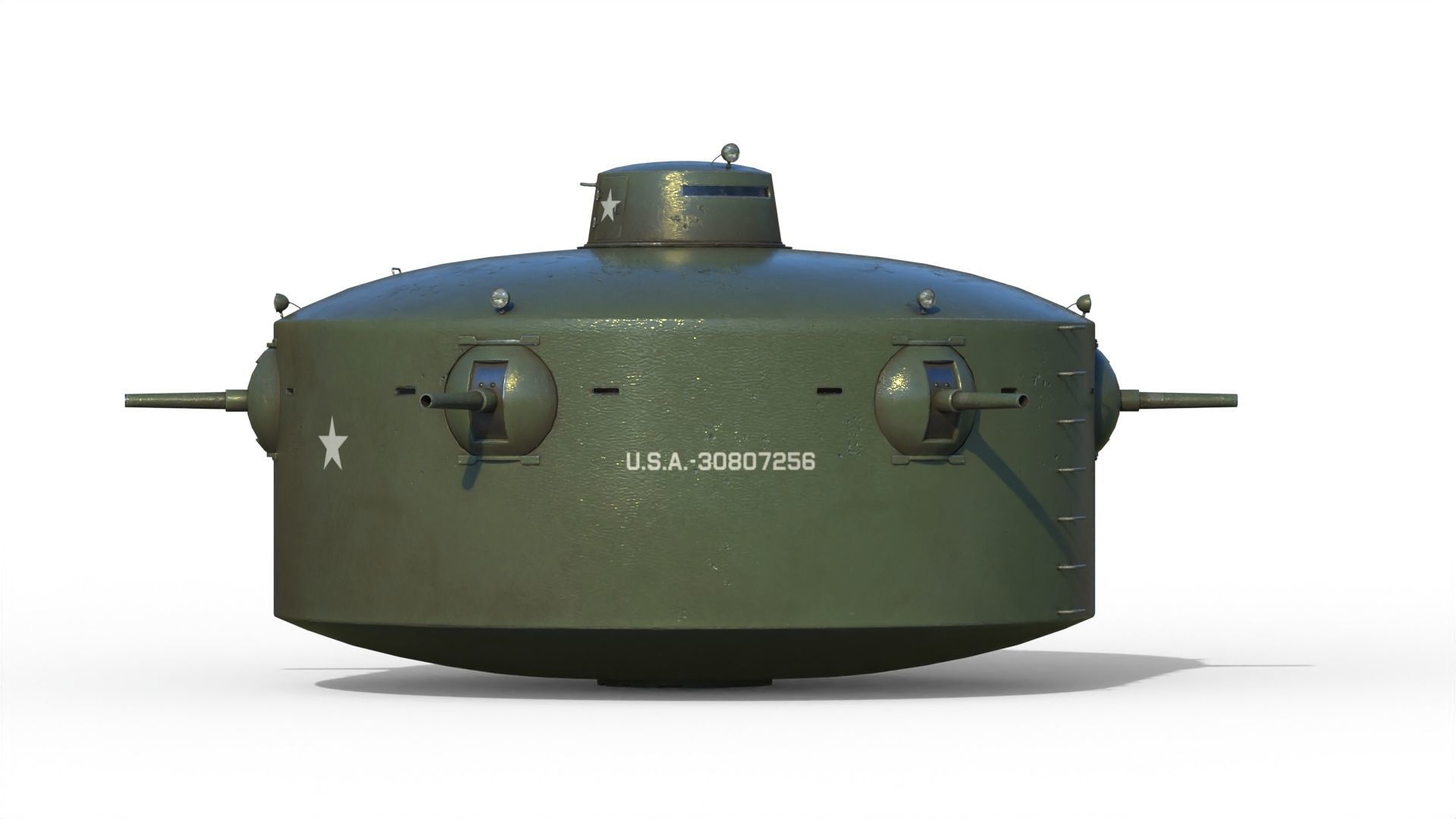 Wallace Leaping Tank 3D model | CGTrader