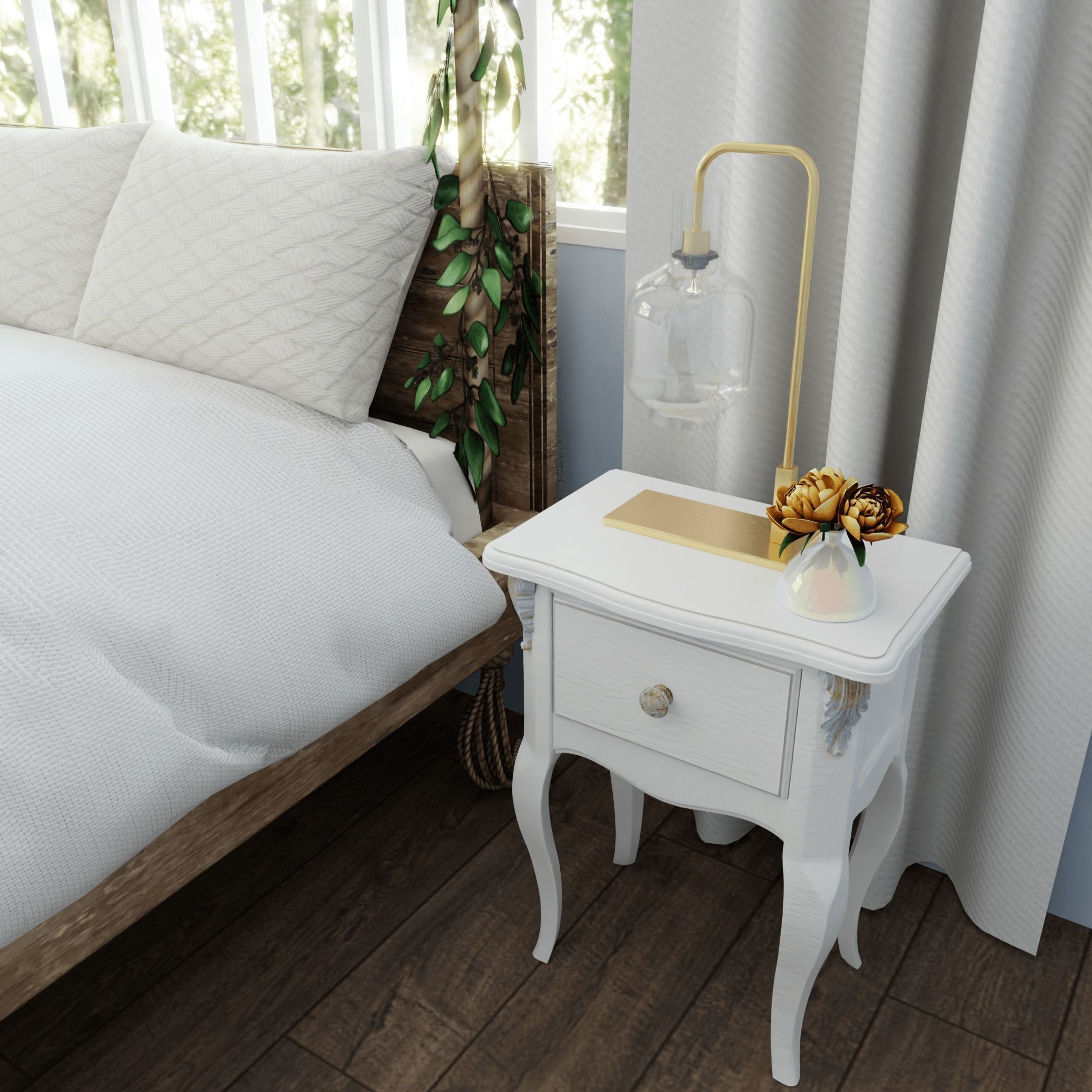 In The Sky Bedroom Blender Scene 3D model | CGTrader