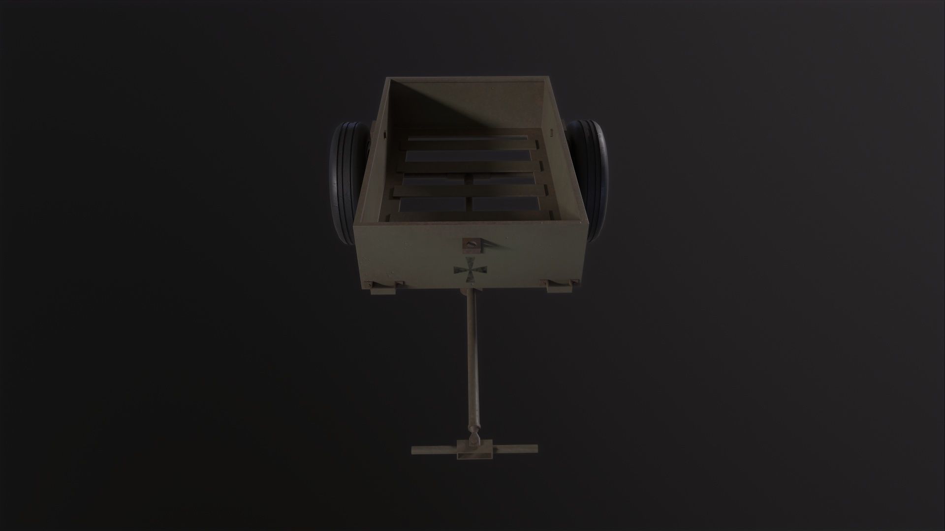 3D model Military Hand Cart 3D Model VR / AR / low-poly | CGTrader