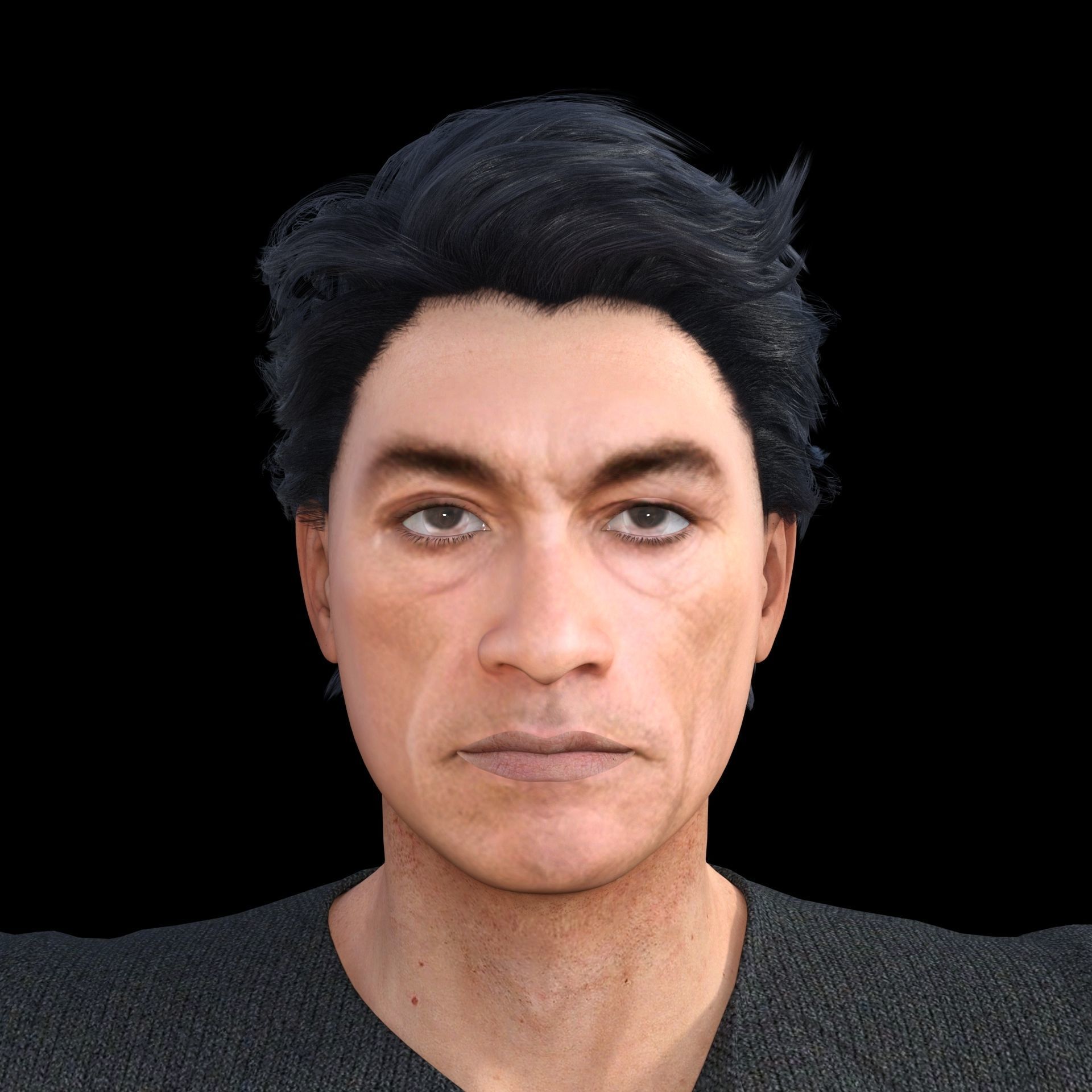 3D model Van Damme Character VR / AR / low-poly | CGTrader