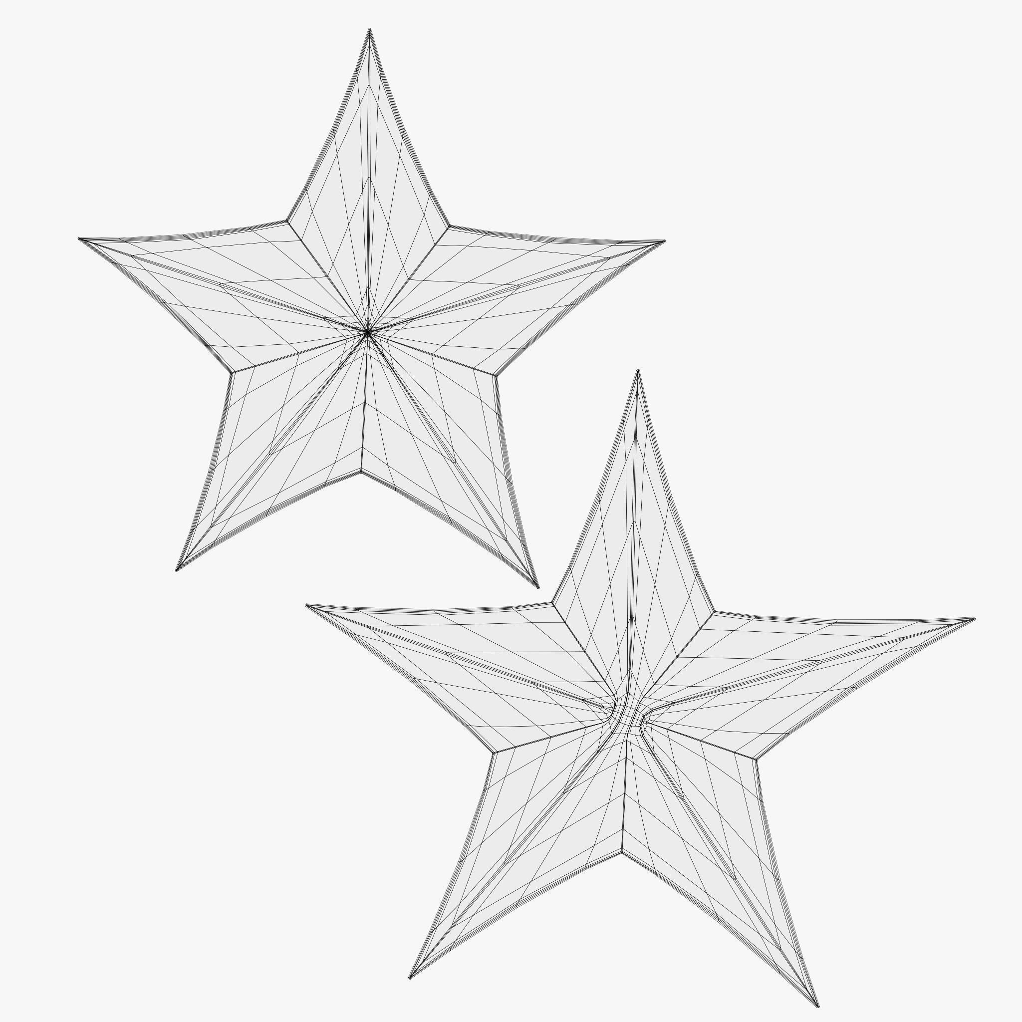 Army star insignia 3D model | CGTrader