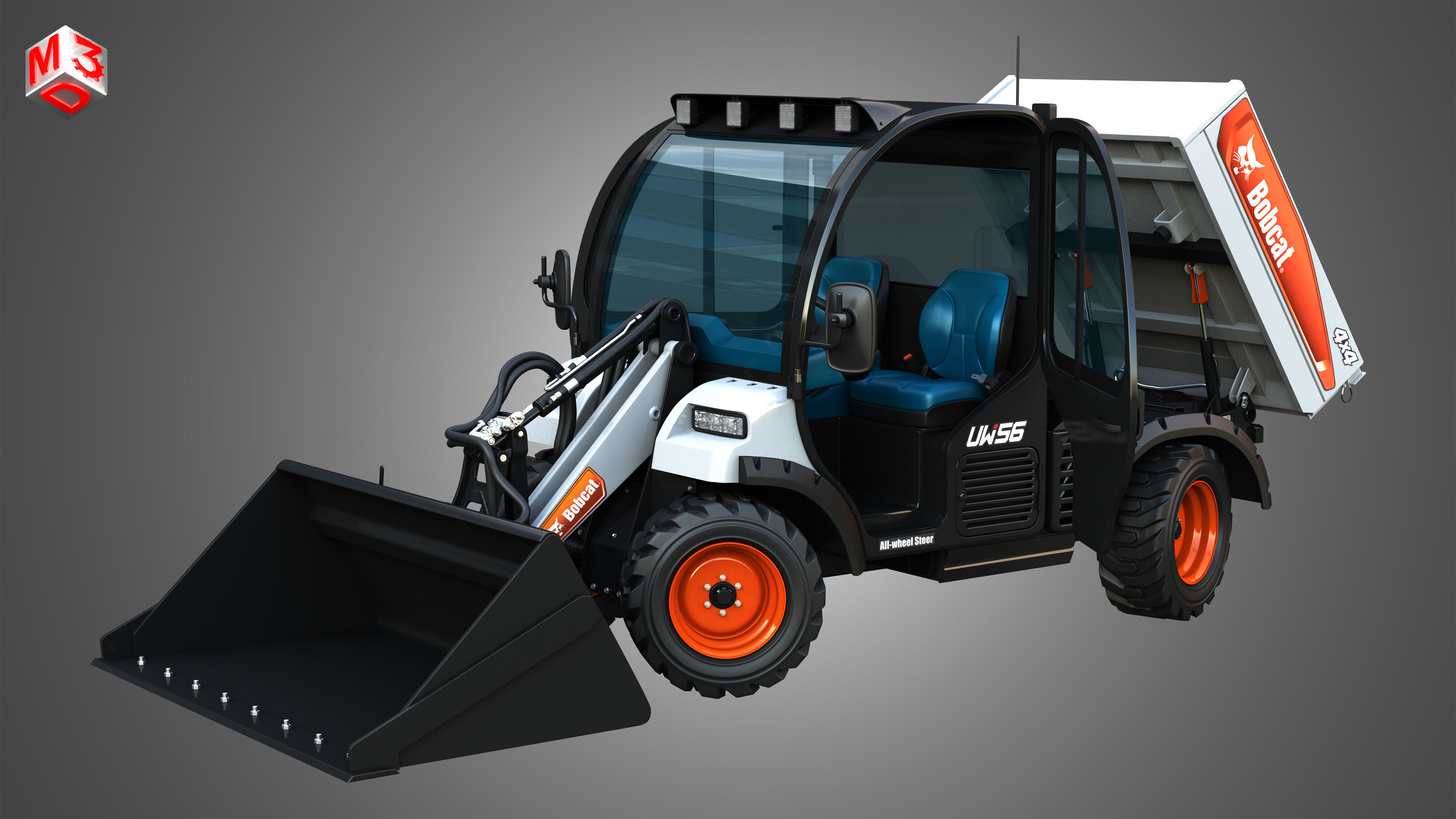 UW56 - Toolcat Utility Work Machine - Bucket 3D model | CGTrader