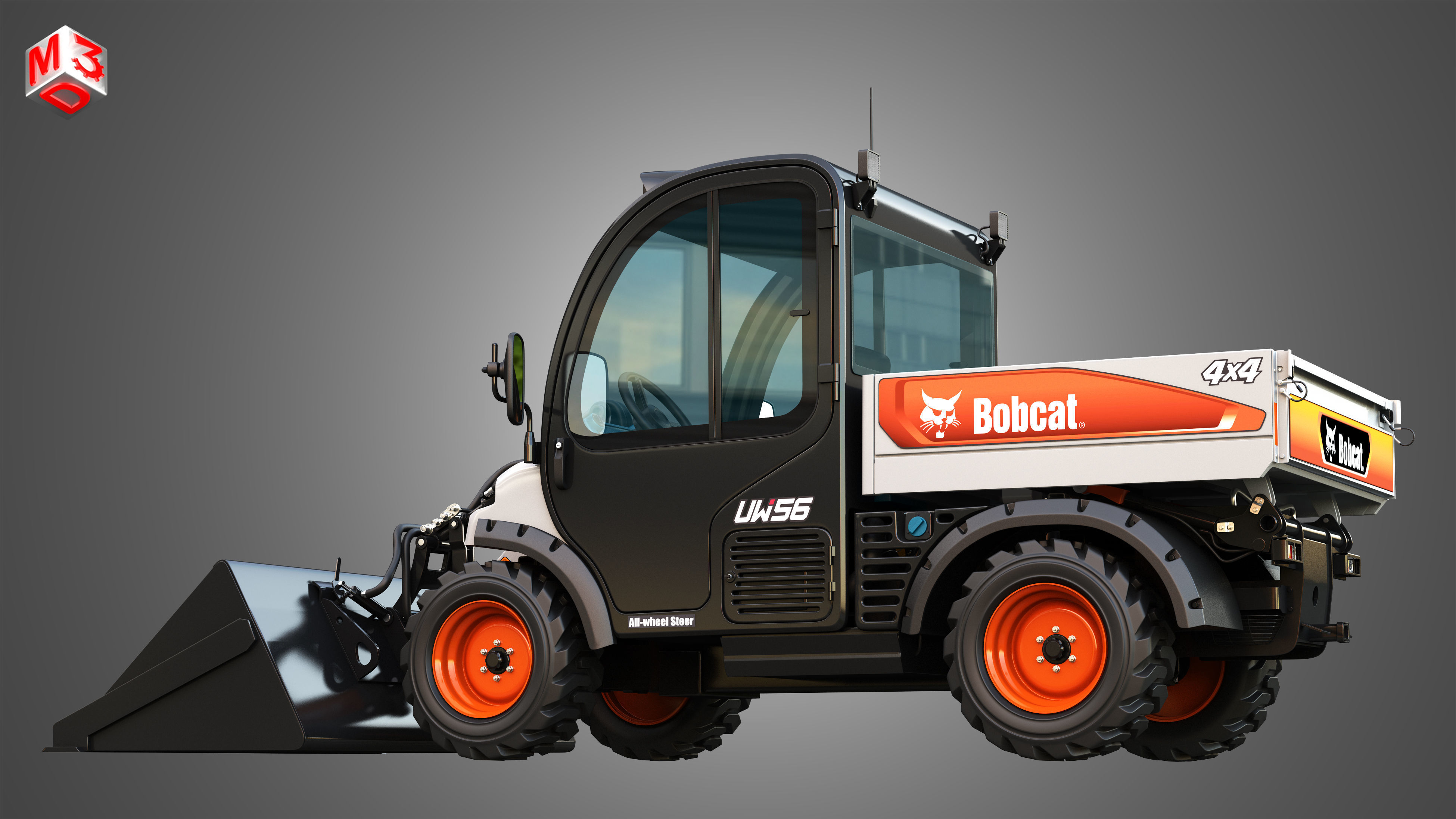UW56 - Toolcat Utility Work Machine - Bucket 3D model | CGTrader