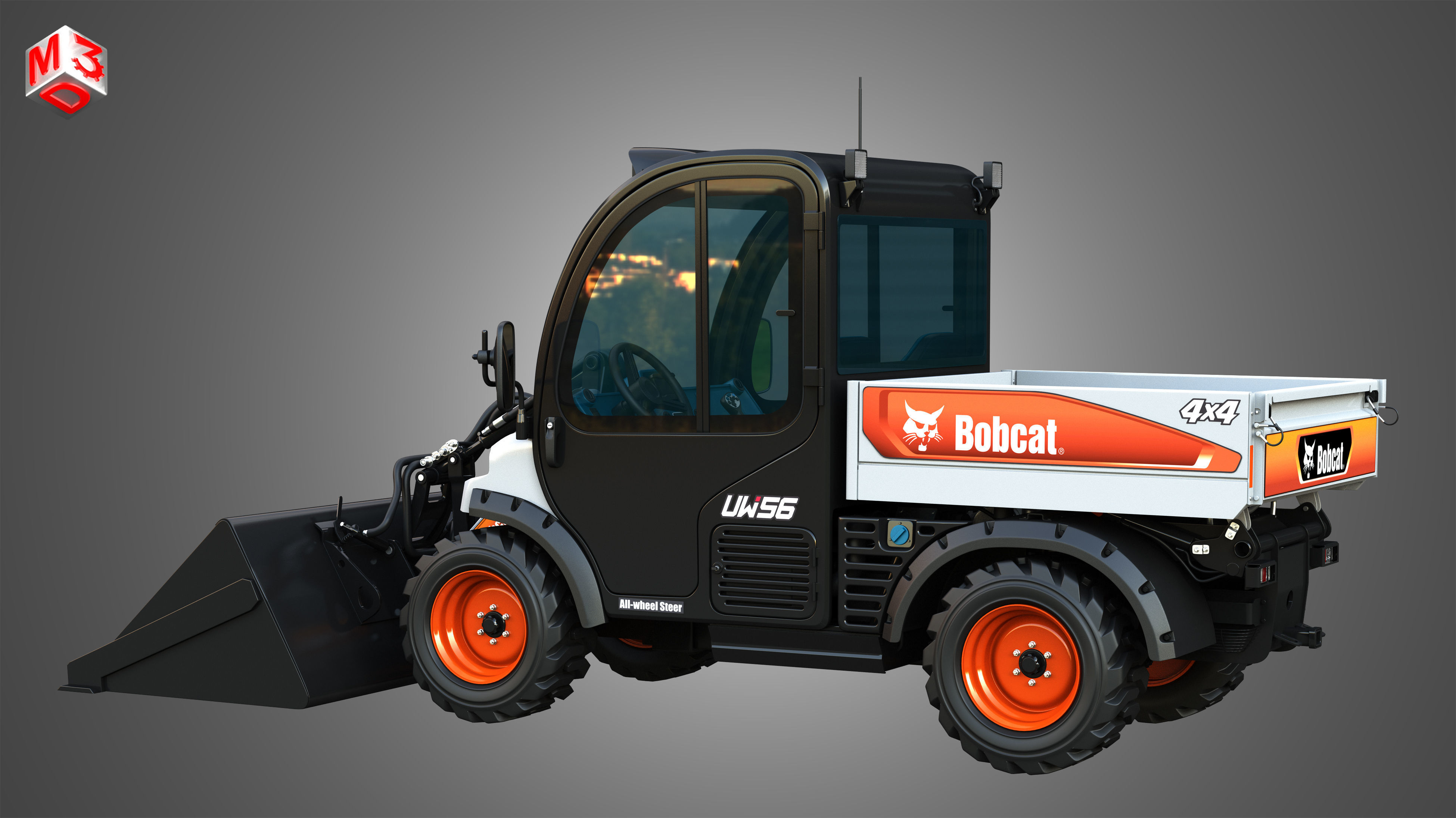 UW56 - Toolcat Utility Work Machine - Bucket 3D model | CGTrader