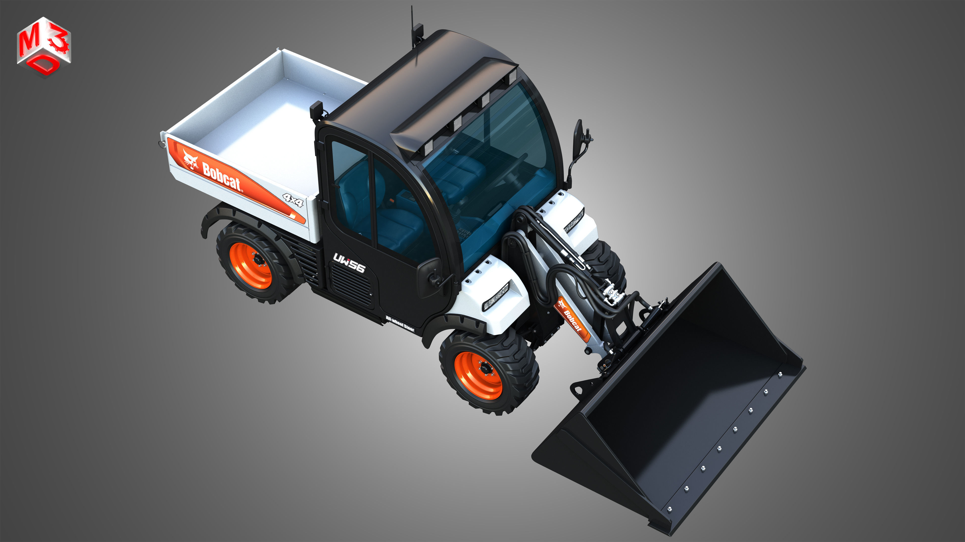 UW56 - Toolcat Utility Work Machine - Bucket 3D model | CGTrader