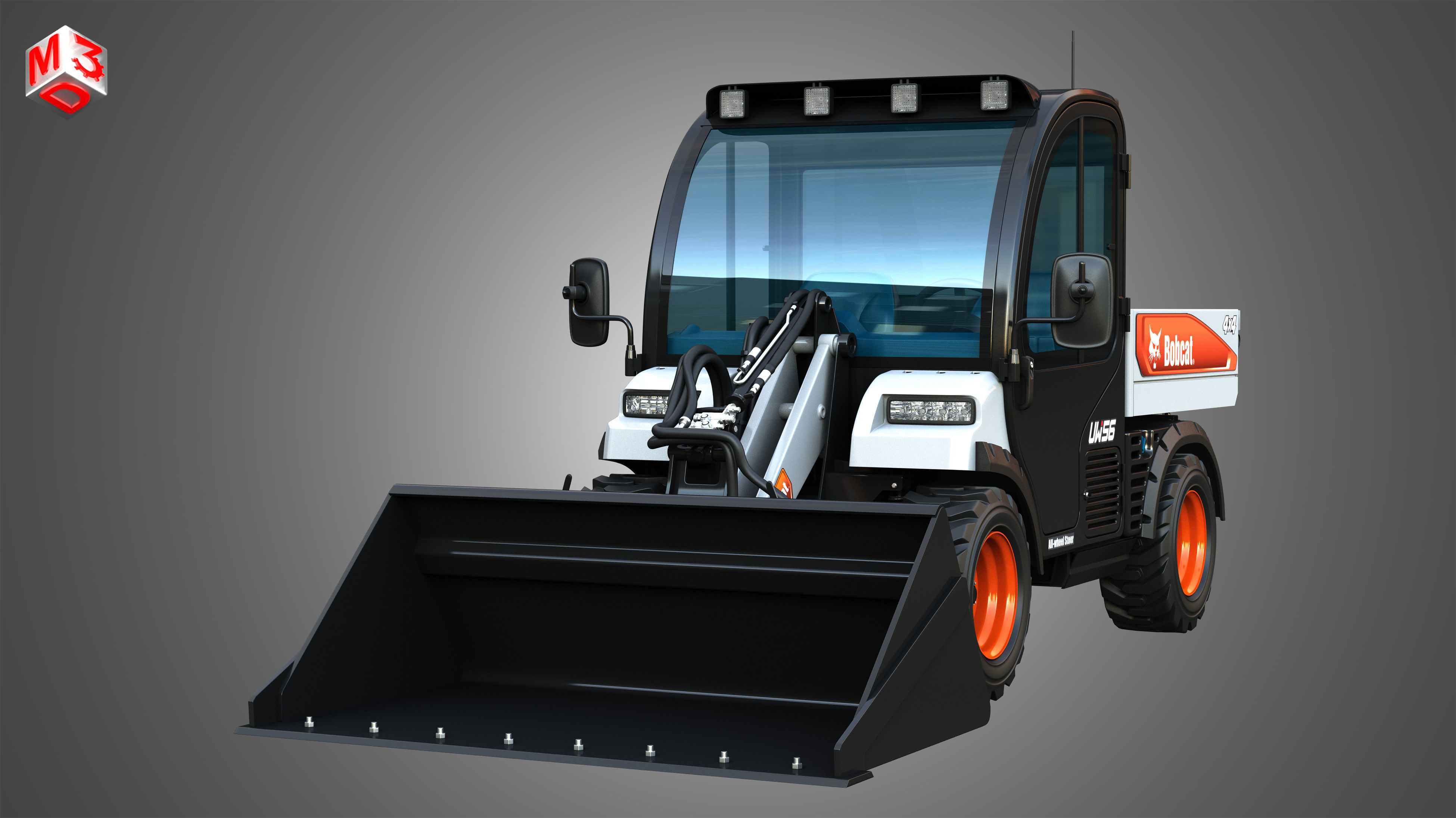 UW56 - Toolcat Utility Work Machine - Bucket 3D model | CGTrader