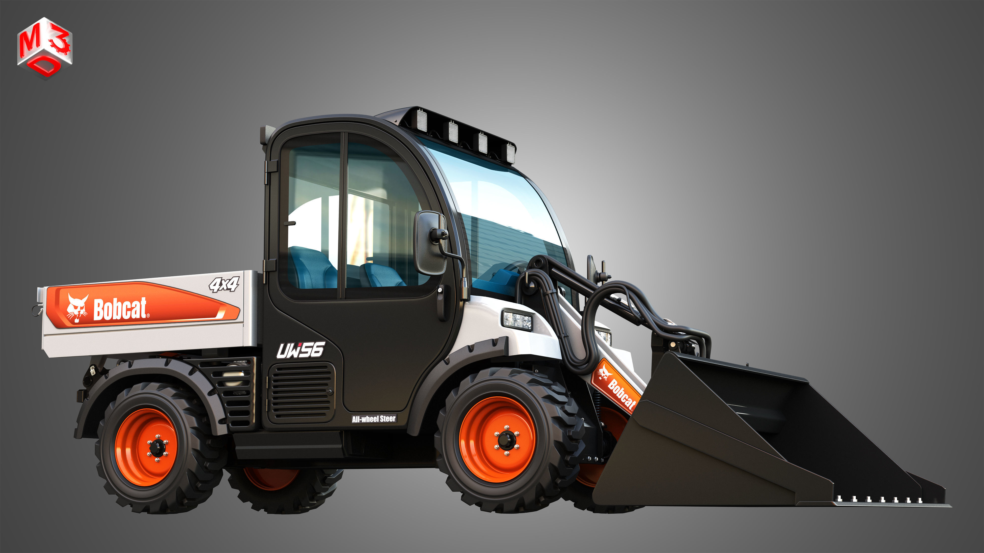 UW56 - Toolcat Utility Work Machine - Bucket 3D model | CGTrader