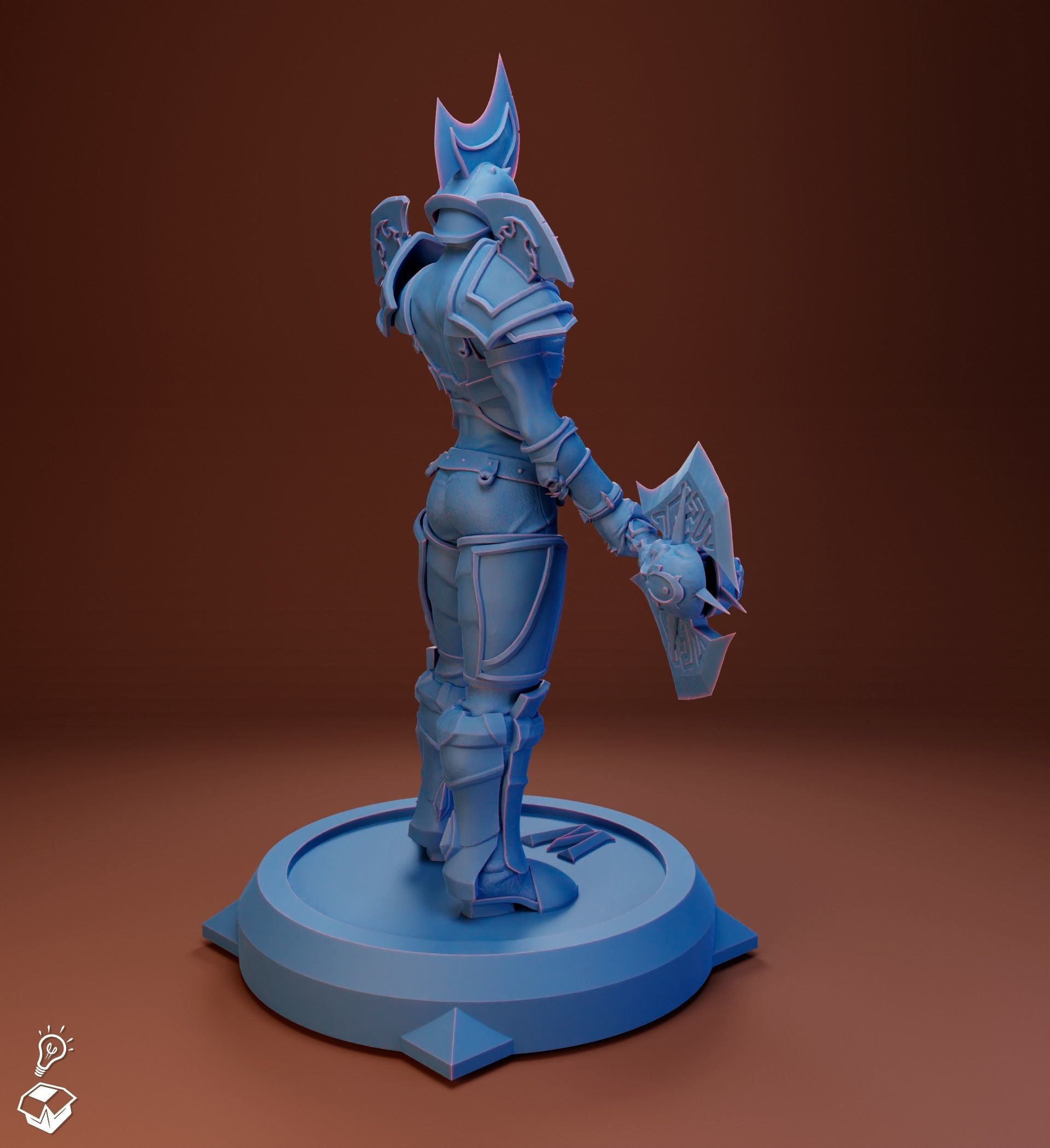 Female Orc Warrior - World of Warcraft -T2 set 3D model 3D printable ...