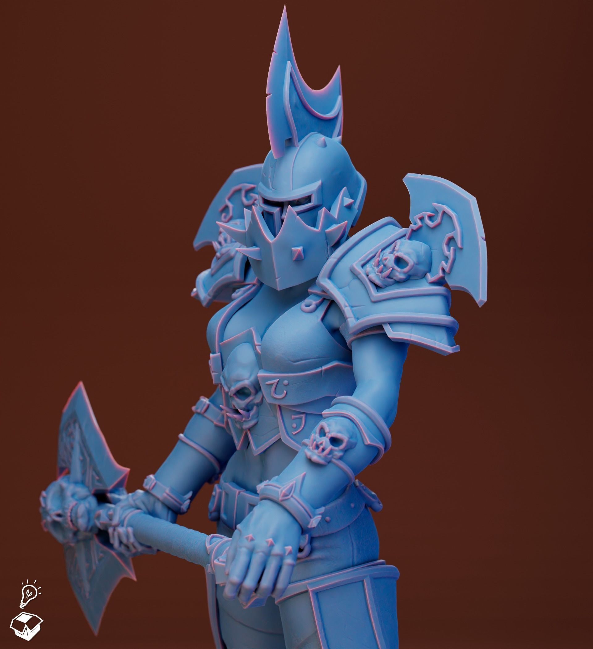 Female Orc Warrior - World of Warcraft -T2 set 3D model 3D printable ...