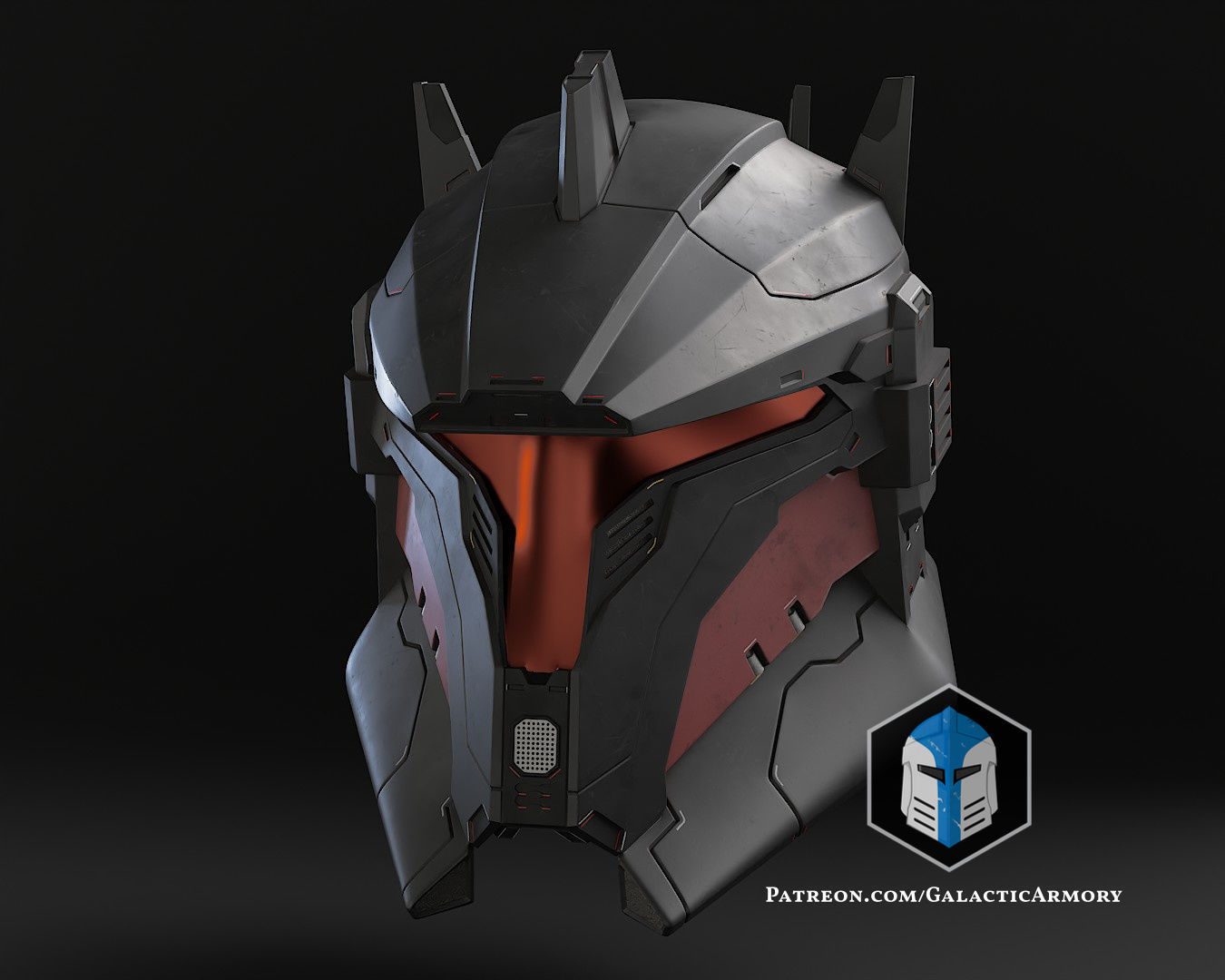 Moff Gideon Spartan Helmet - 3D Print Files 3D model 3D printable ...