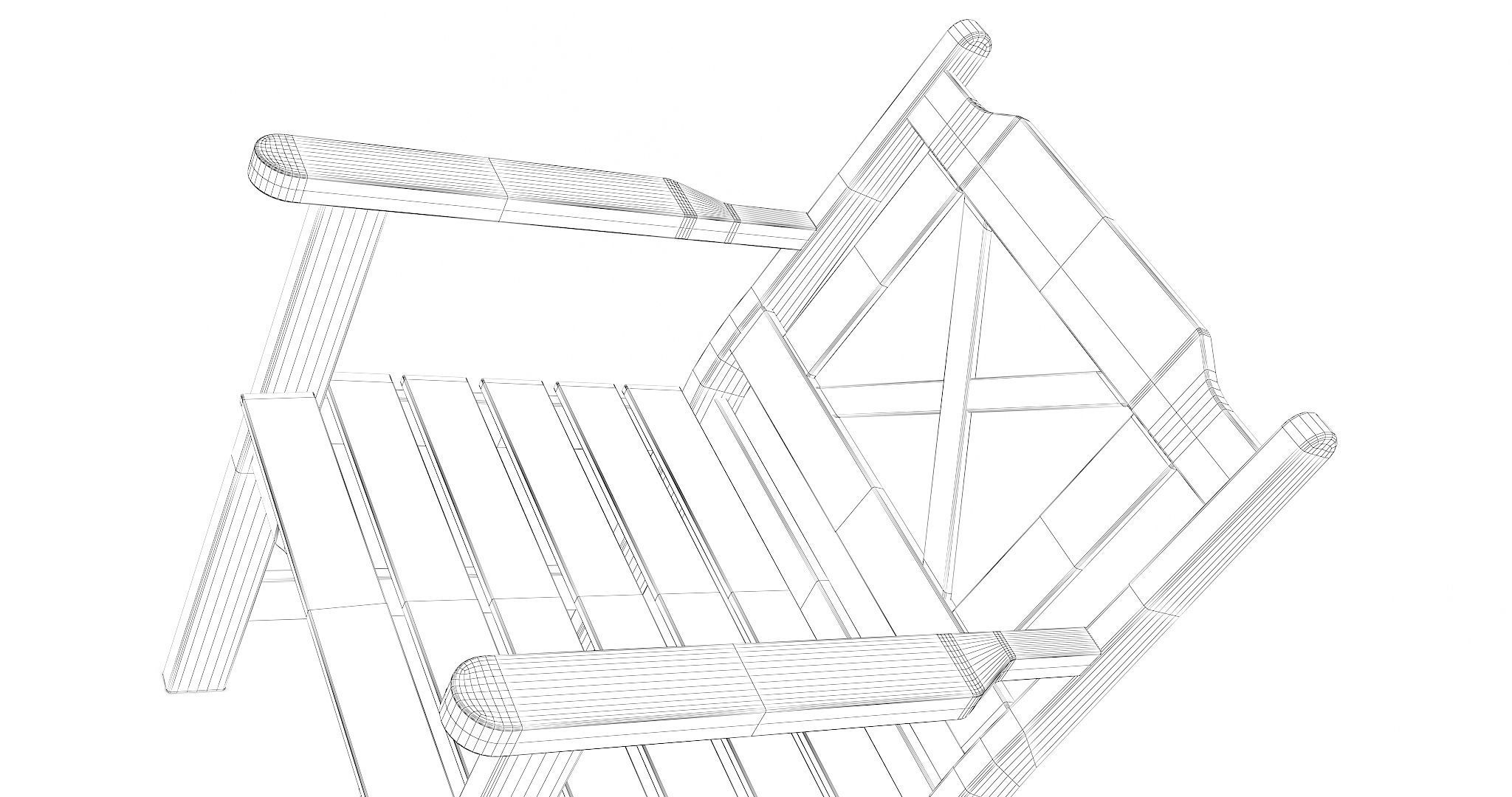 Outdoor Garden Chair 3D model | CGTrader